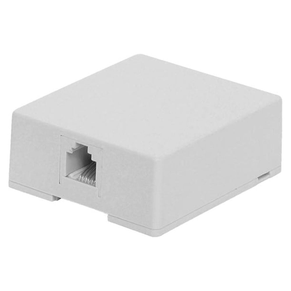 Quest Technology RJ11, 6P4C, Single Wireless Phone Jack, White ...