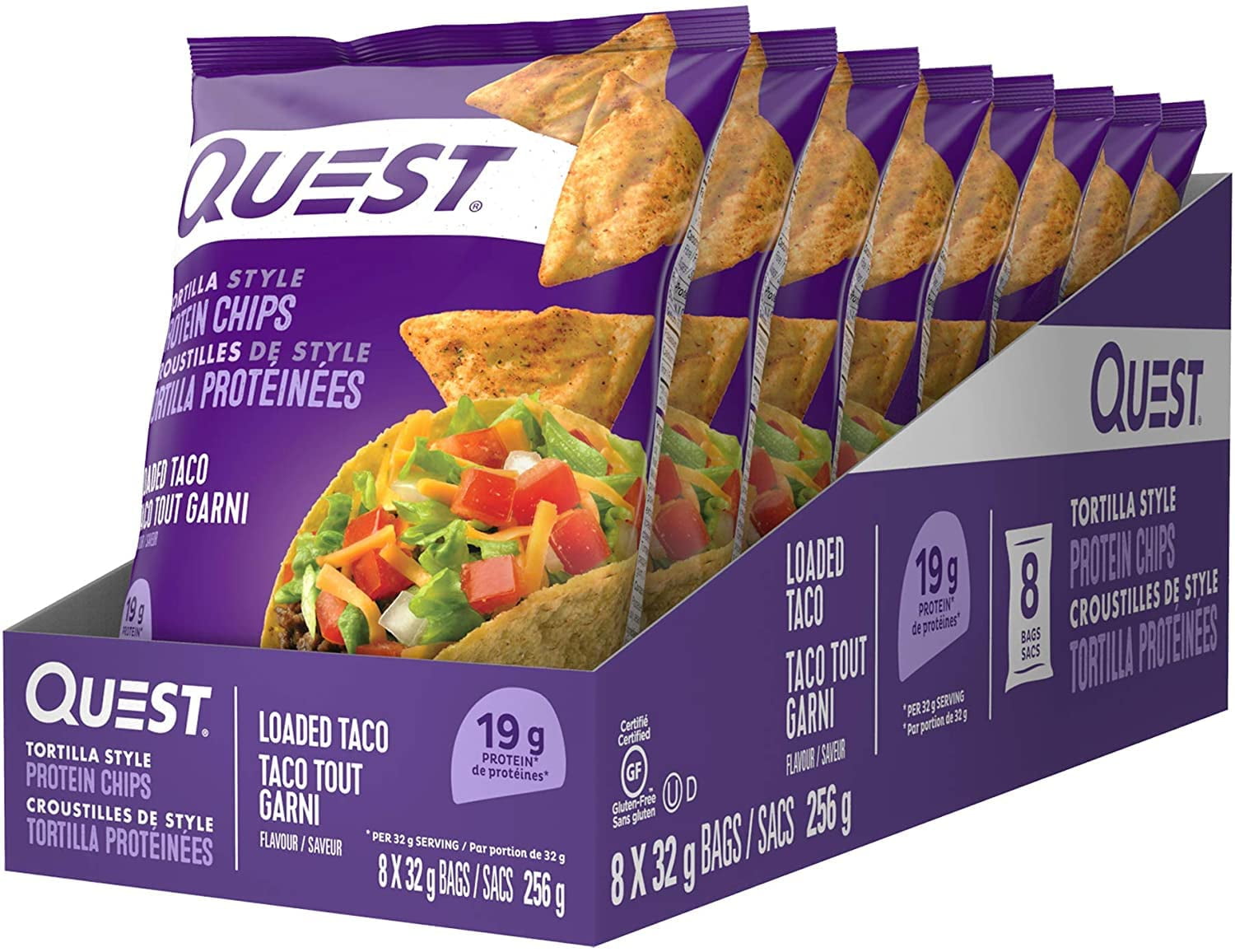 Quest Tortilla Style Protein Chips - Loaded Taco - Walmart Business ...