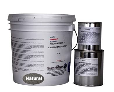 QuestMark 2128 Sub-Zero Epoxy Concrete Floor Patch - 2 Gallon Unit ...