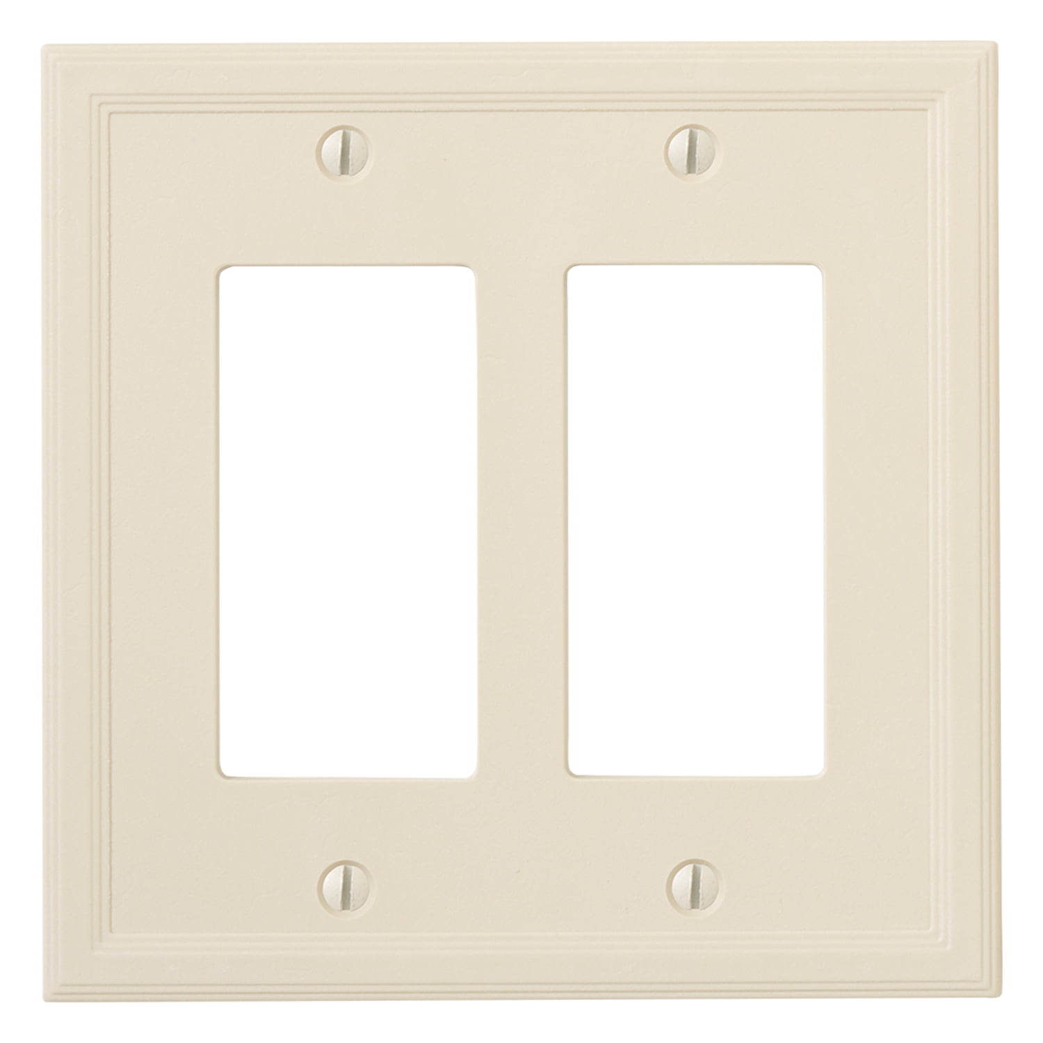 Questech Decor Double Rocker Light Switch Cover, Insulated Wall Plate ...