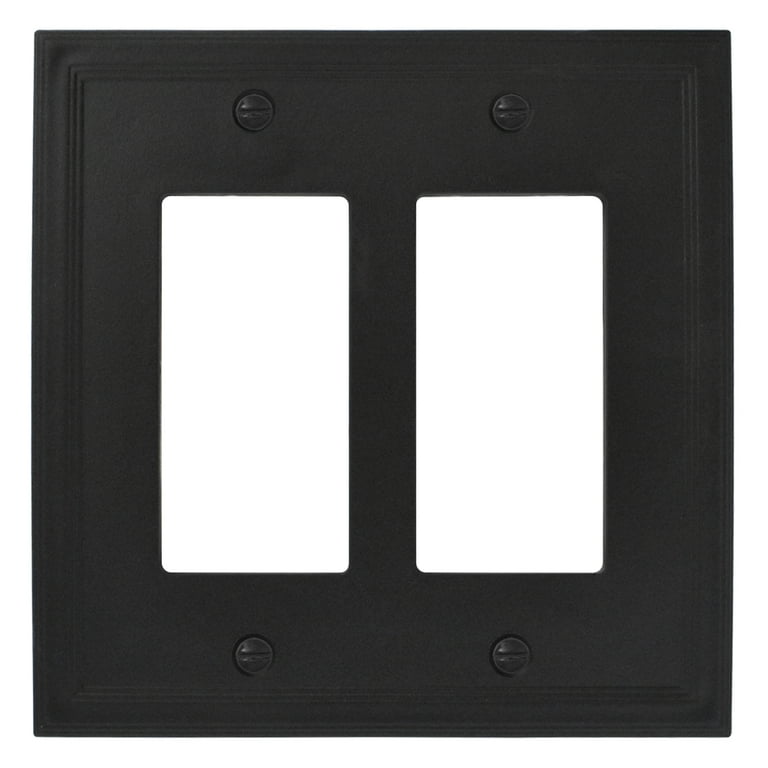 Decorative Double Rocker Switch Plates | Shelly Lighting