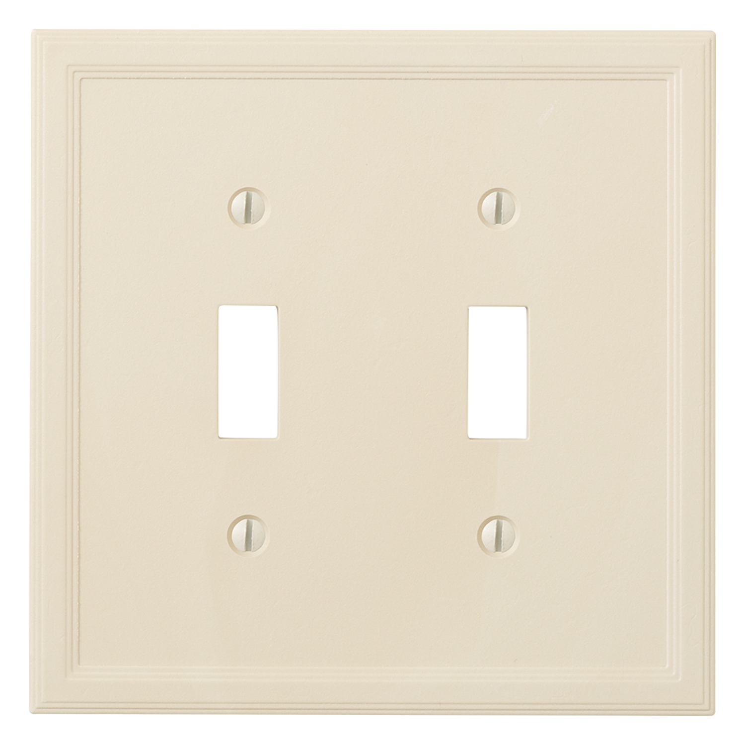 Meriville French Scroll 2 Toggle Wallplate, Double Switch Electrical ...