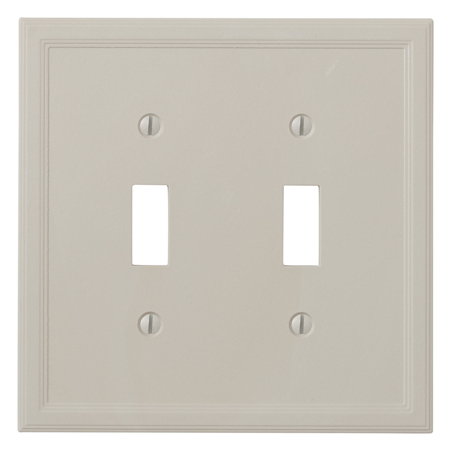 Questech Decor Double Toggle Light Switch Cover, Insulated Wall Plate ...