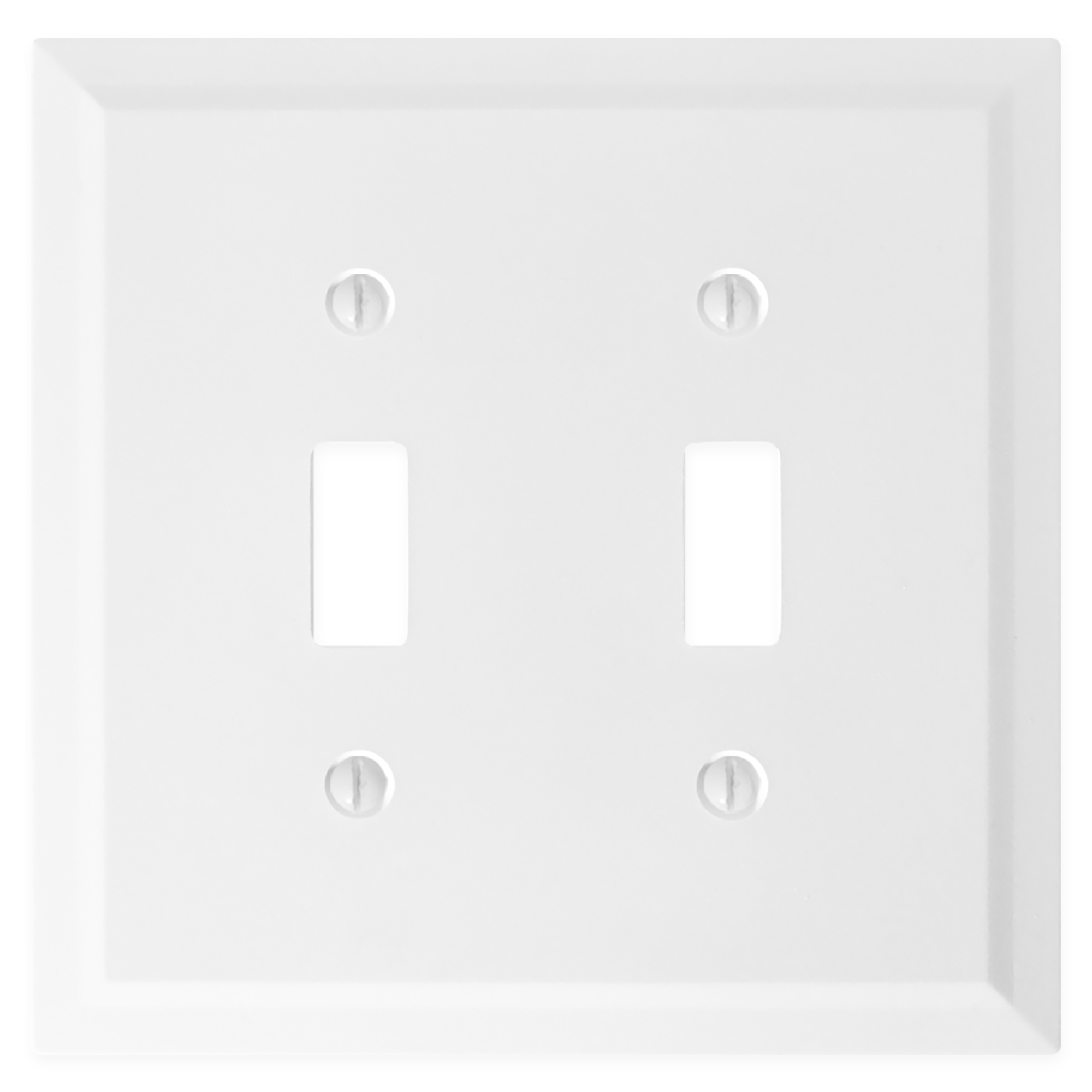 Meriville French Scroll 2 Toggle Wallplate, Double Switch Electrical ...