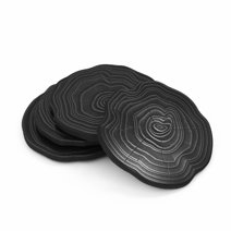 Mod Podge Epoxy Resin Pouring Round Wood Coasters, 4" x 4", Set of 4 ...