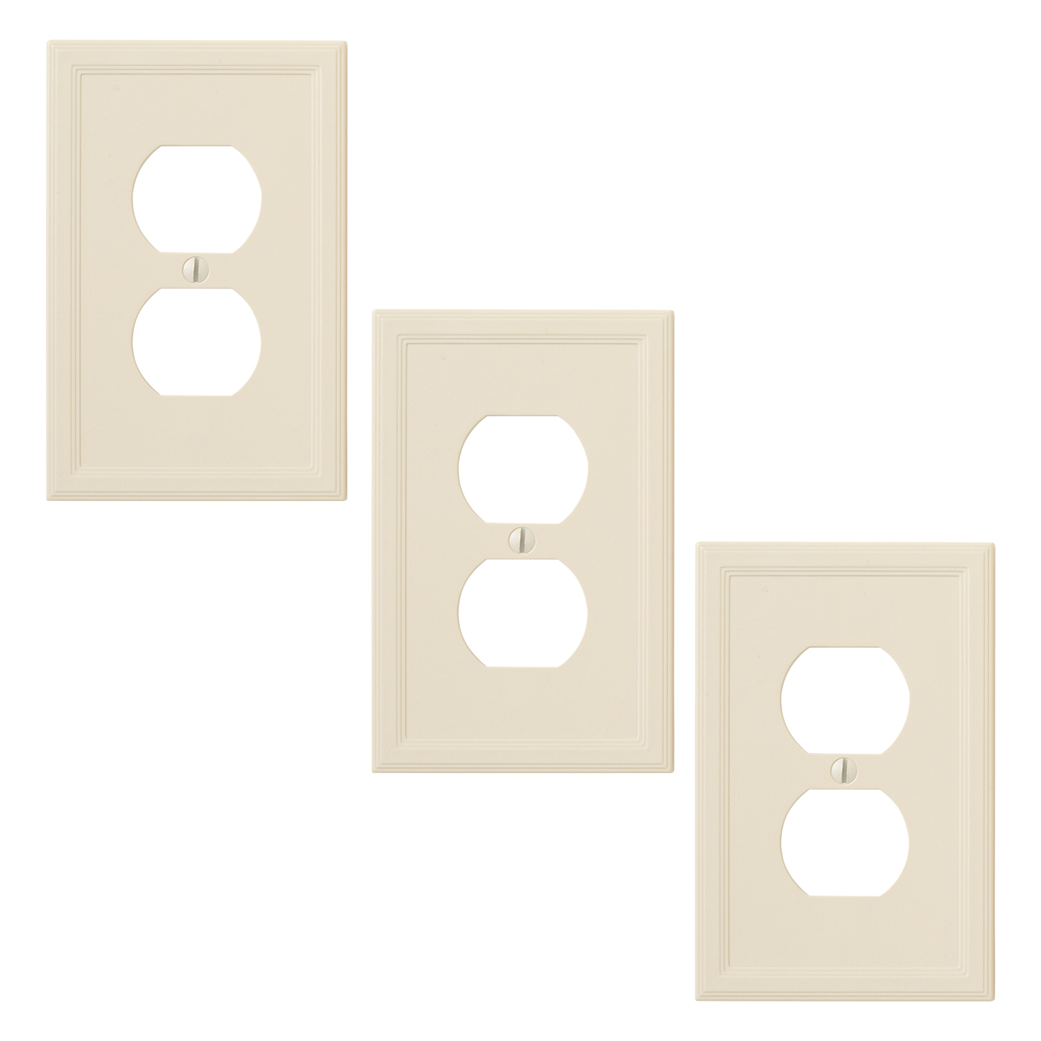 Questech Decor Single Duplex Outlet Covers, Insulated Wall Plate ...