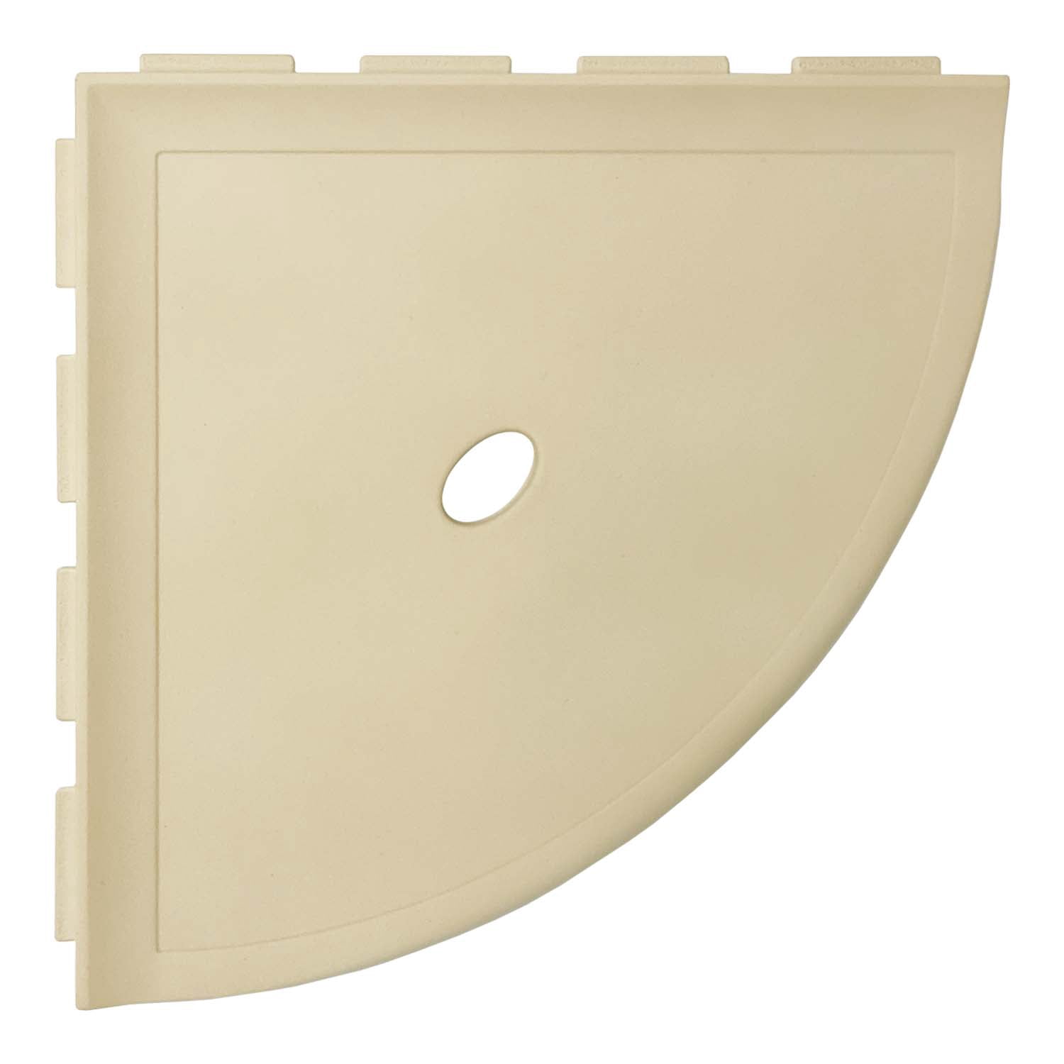 Questech Decor Shower Shelf, 10" Metro Lugged, Sand Matte - Walmart.com