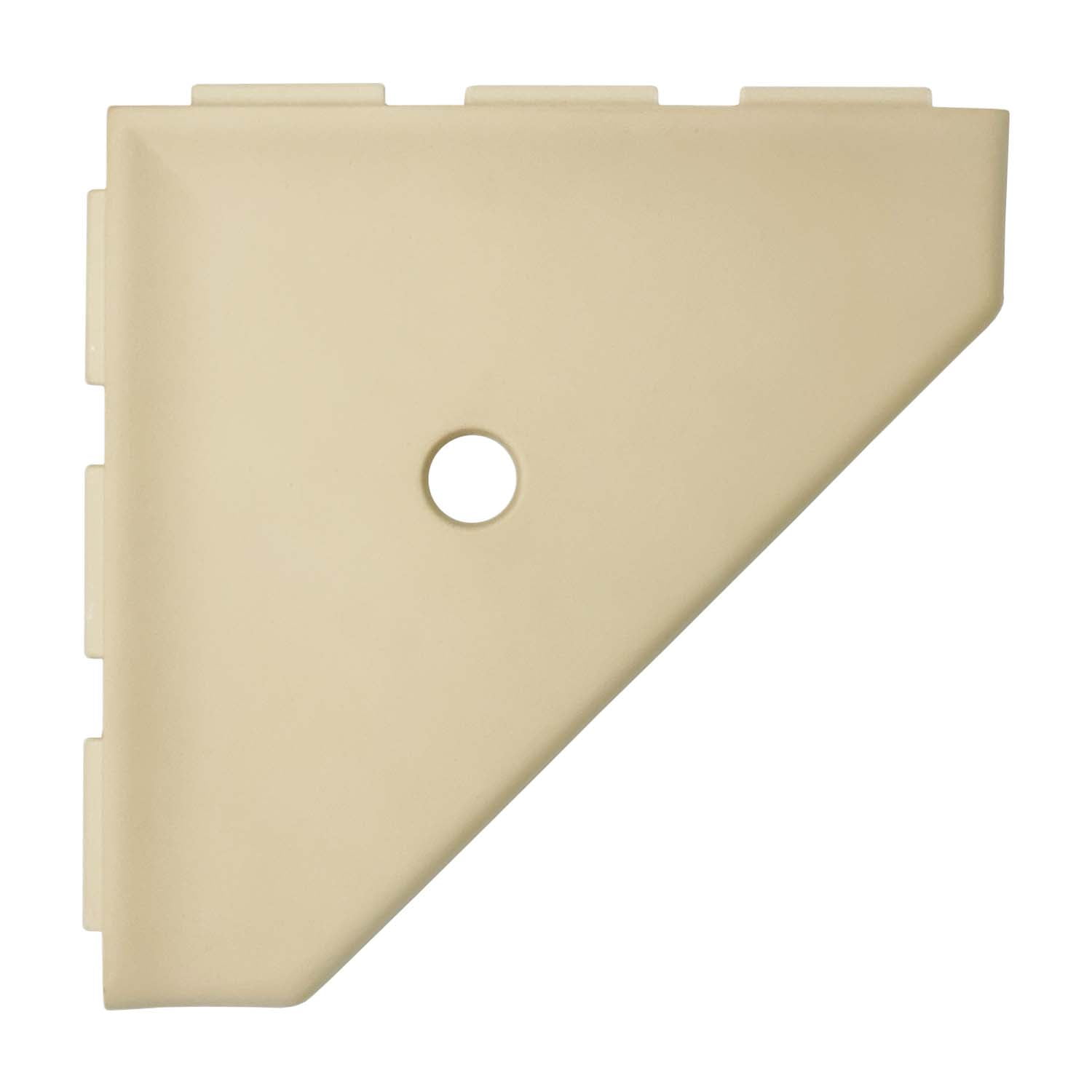 Questech Decor 8" Corner Bathroom Shelving, Geo Lugged Shower Shelf ...