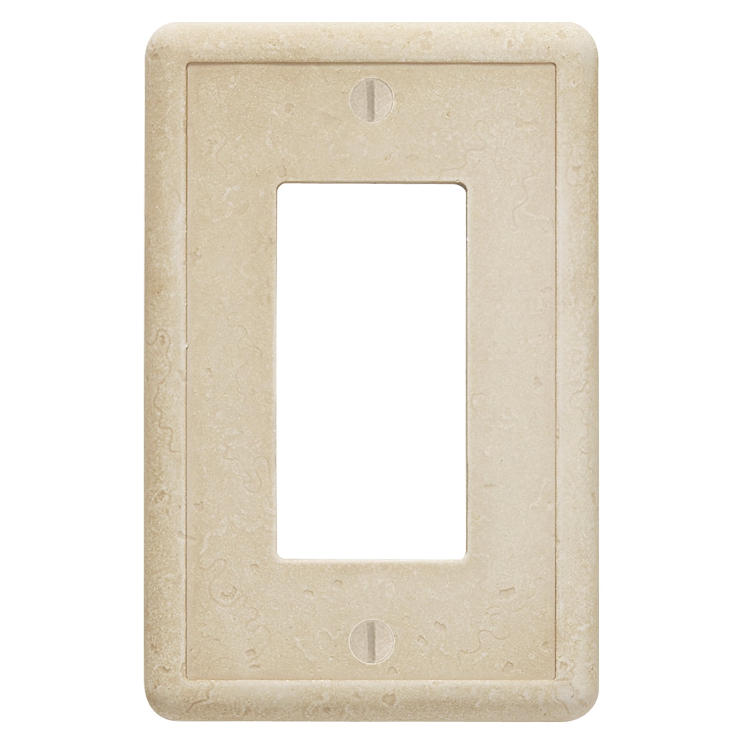 Questech Decor Single Rocker Light Switch Cover, Tumbled Texture ...