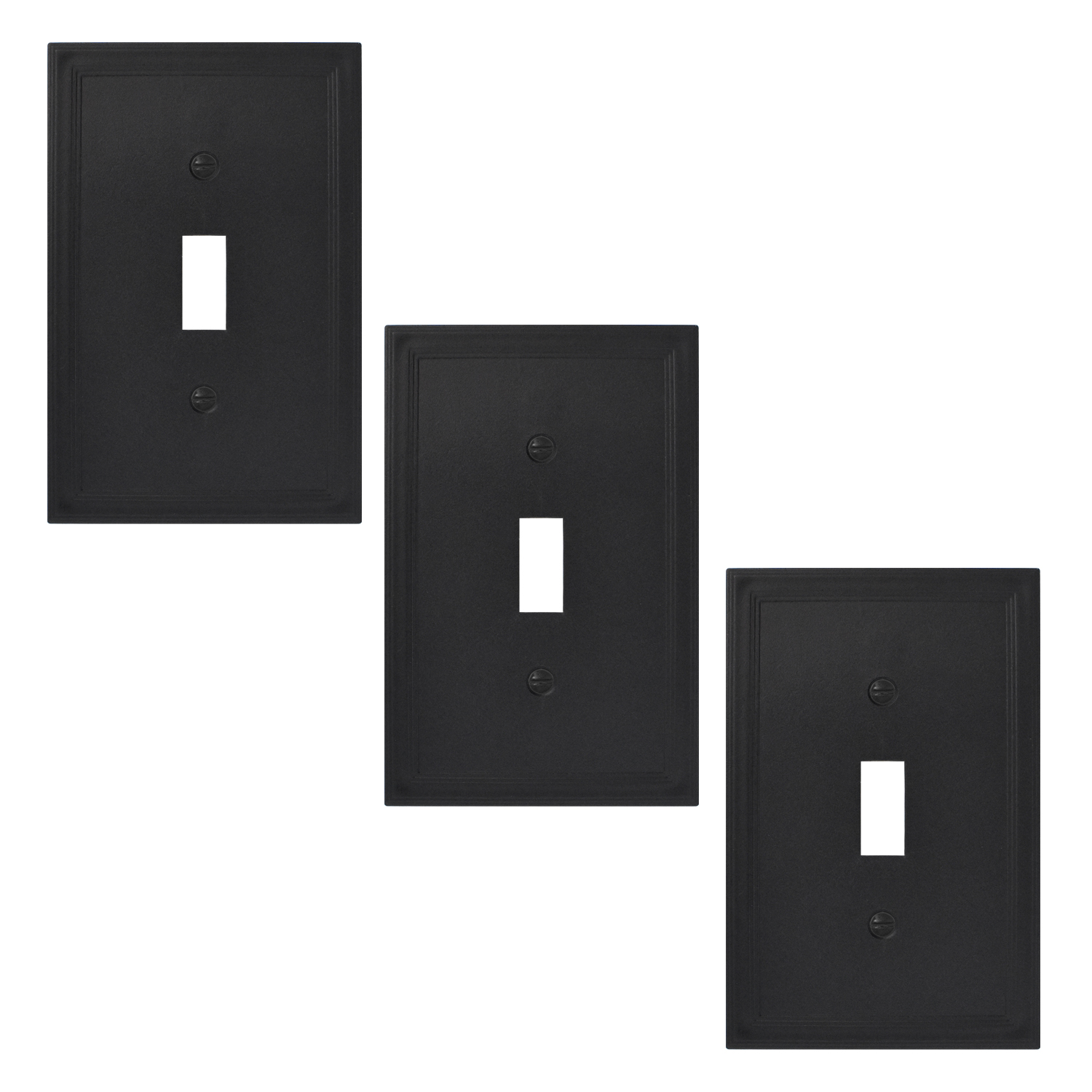 Questech Decor Single Toggle Light Switch Cover, Insulated Wall Plate ...