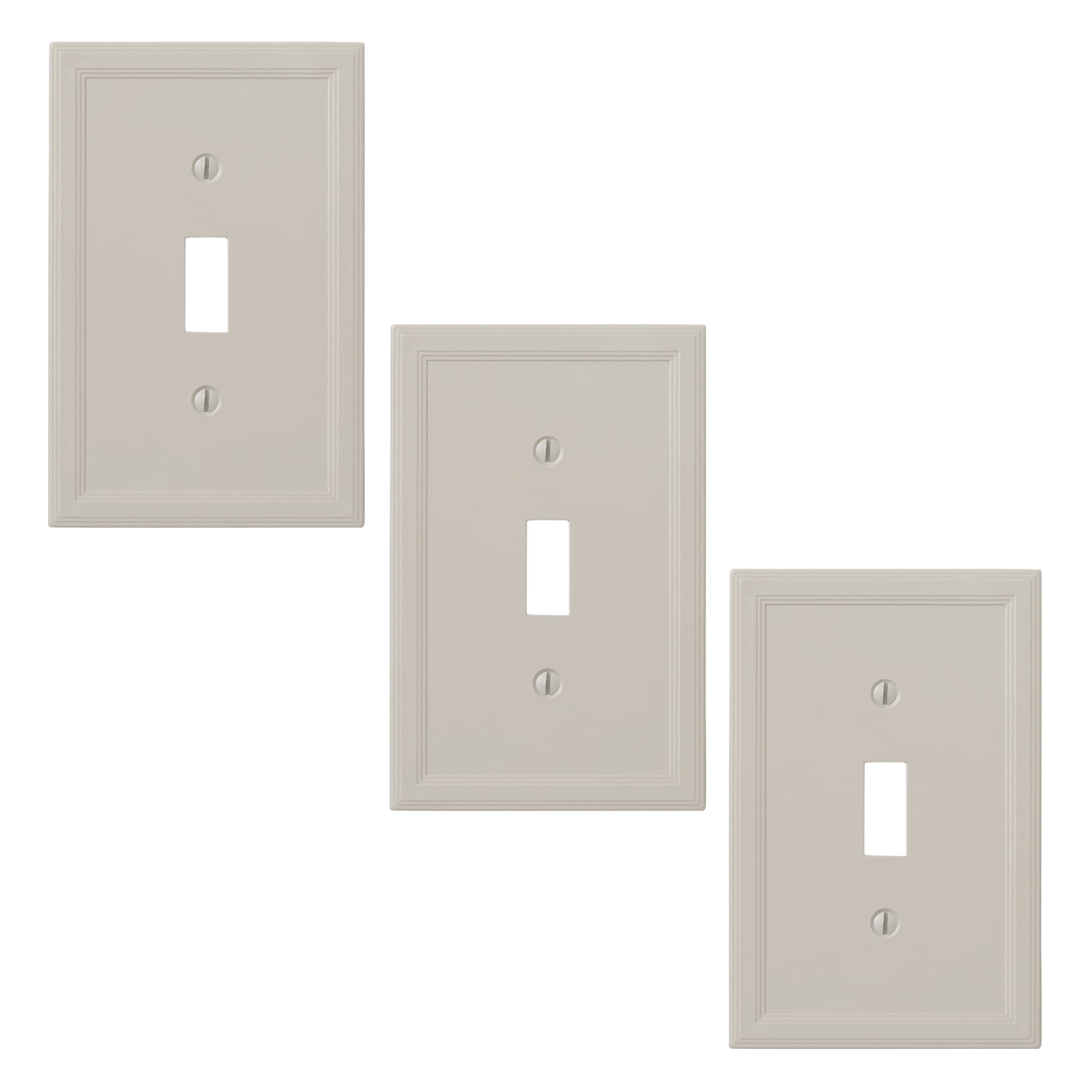 Questech Decor Single Toggle Light Switch Cover, Insulated Wall Plate ...