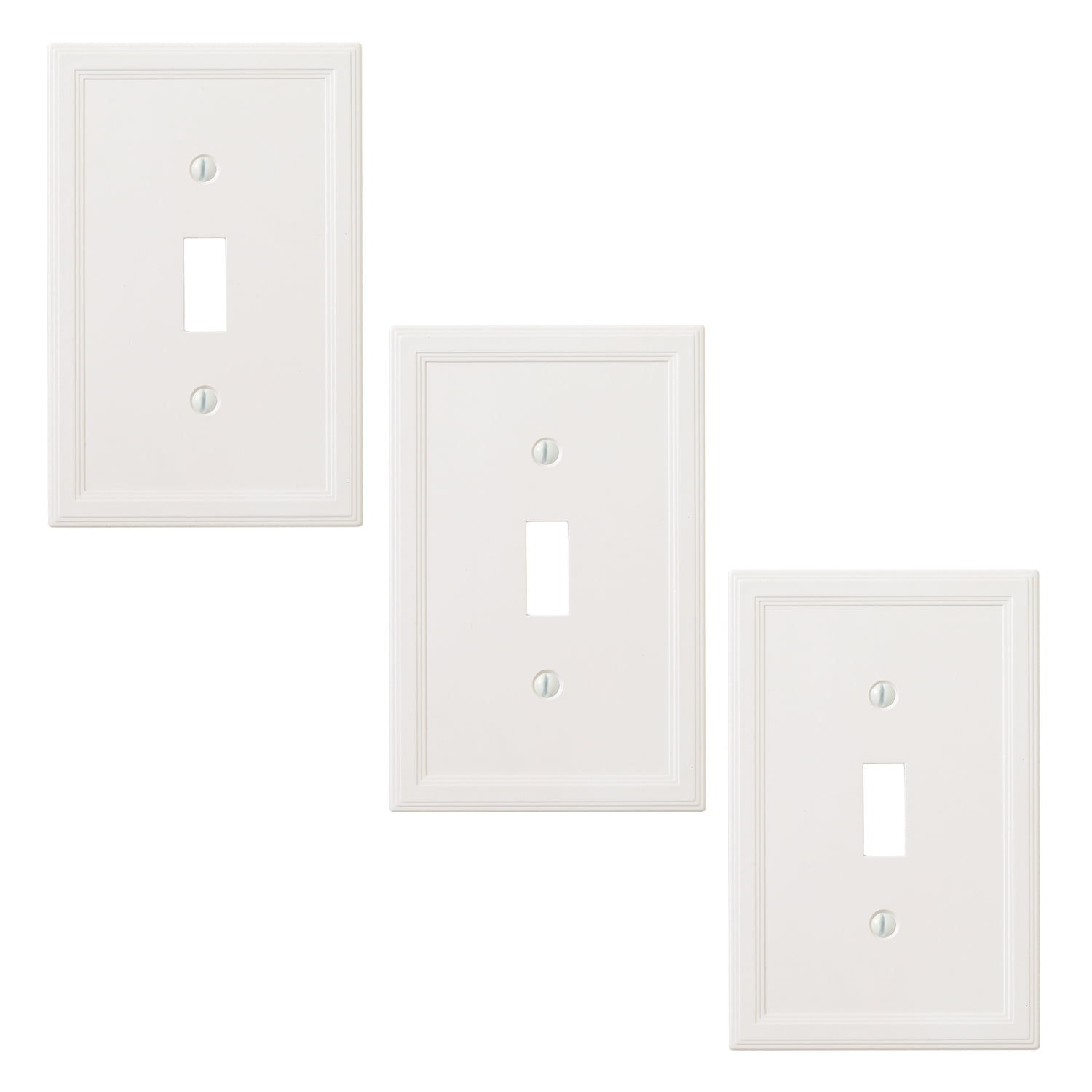 Questech Decor Single Toggle Light Switch Cover, Insulated Wall Plate ...