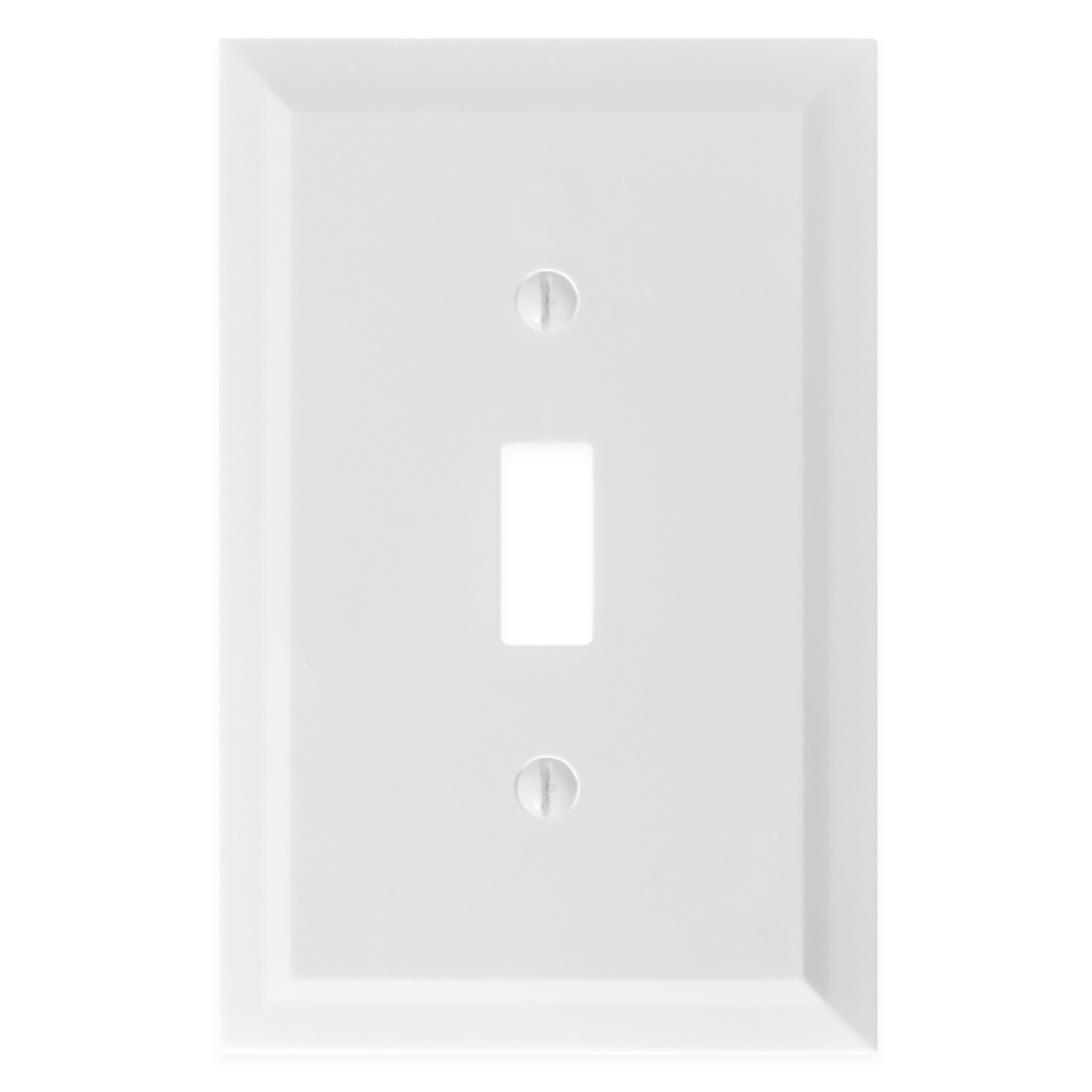 Hyper Tough Wallplate, Single Switch, White, 5in, 53142-T1 - Walmart.com