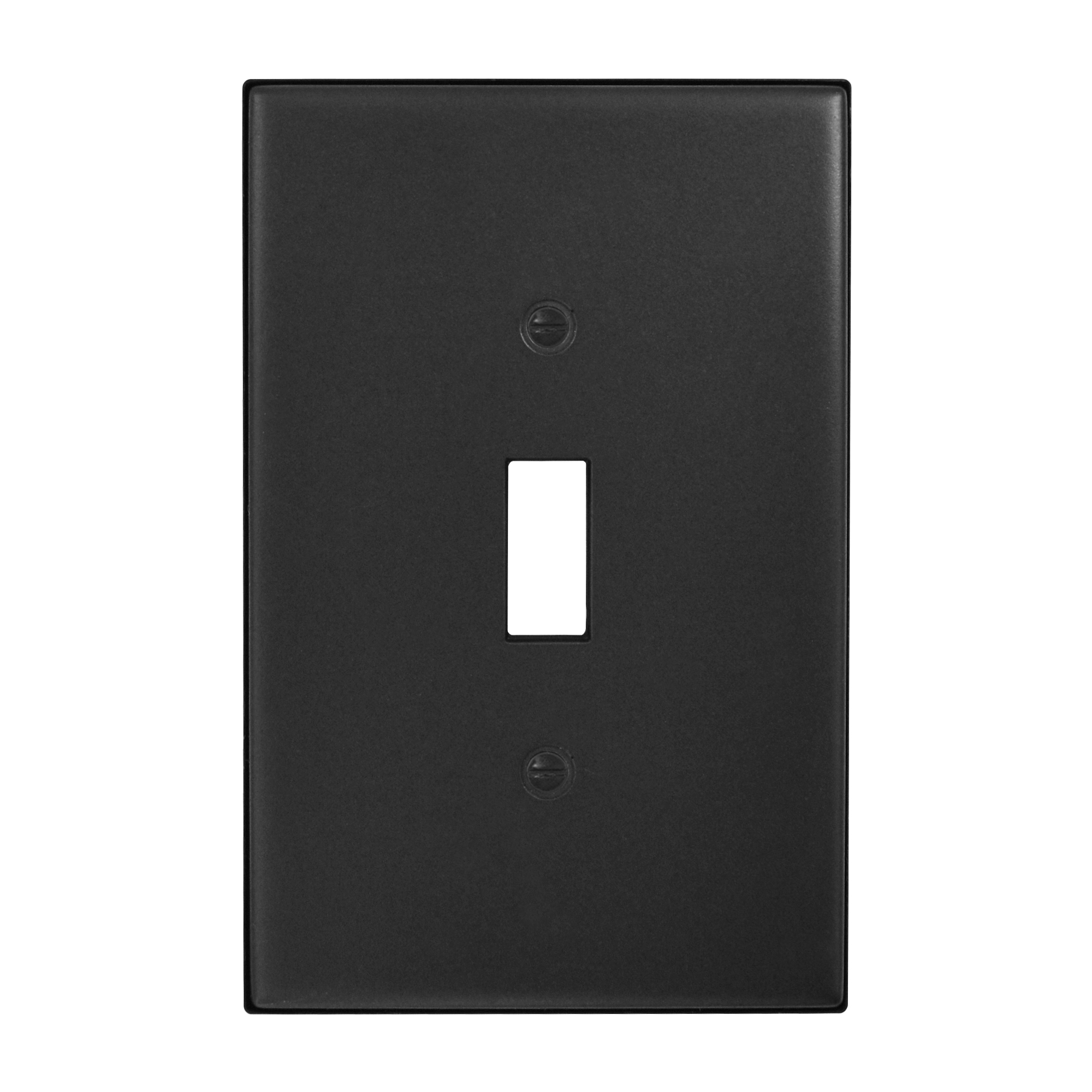 JR Products 12855 Single Switch Face Plate - Black - Walmart.com
