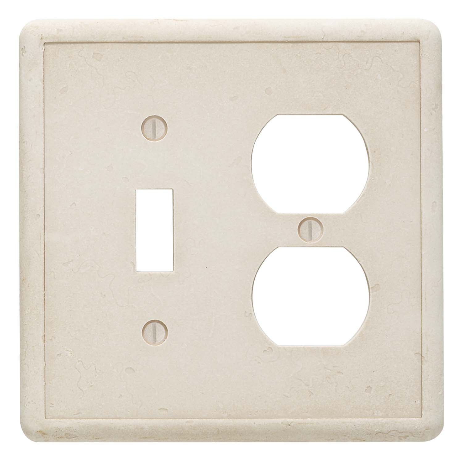 Questech Decor Toggle/Duplex Combo Light Switch Cover, Tumbled Texture ...