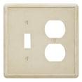 Questech Decor Toggle/Duplex Combo Light Switch Cover, Tumbled Texture ...