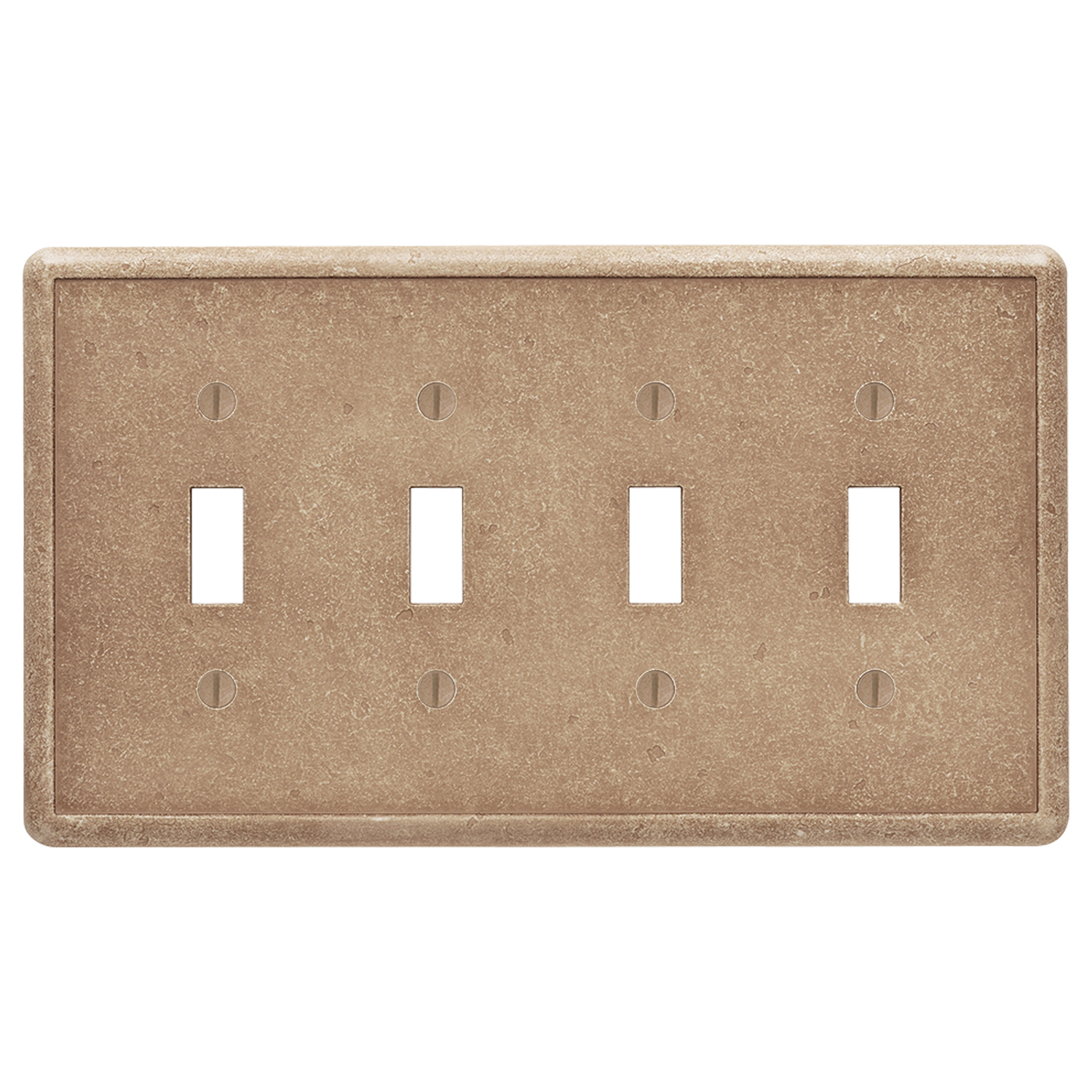 Questech Quad Toggle, Tumbled Texture Electrical Light Switch Cover ...