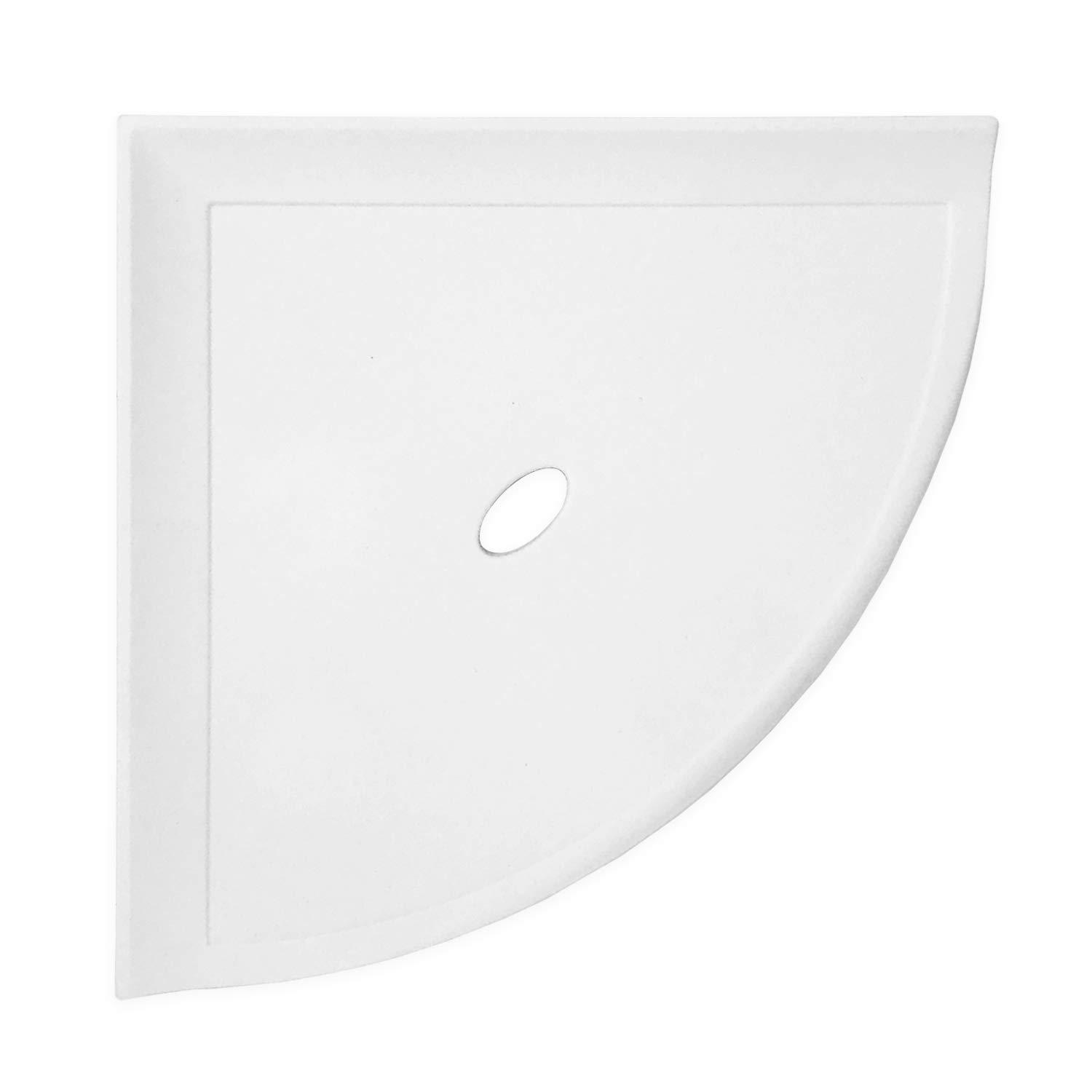 Questech Shower Shelf, 8" Corner Shelf for Inside Shower, Retrofit ...