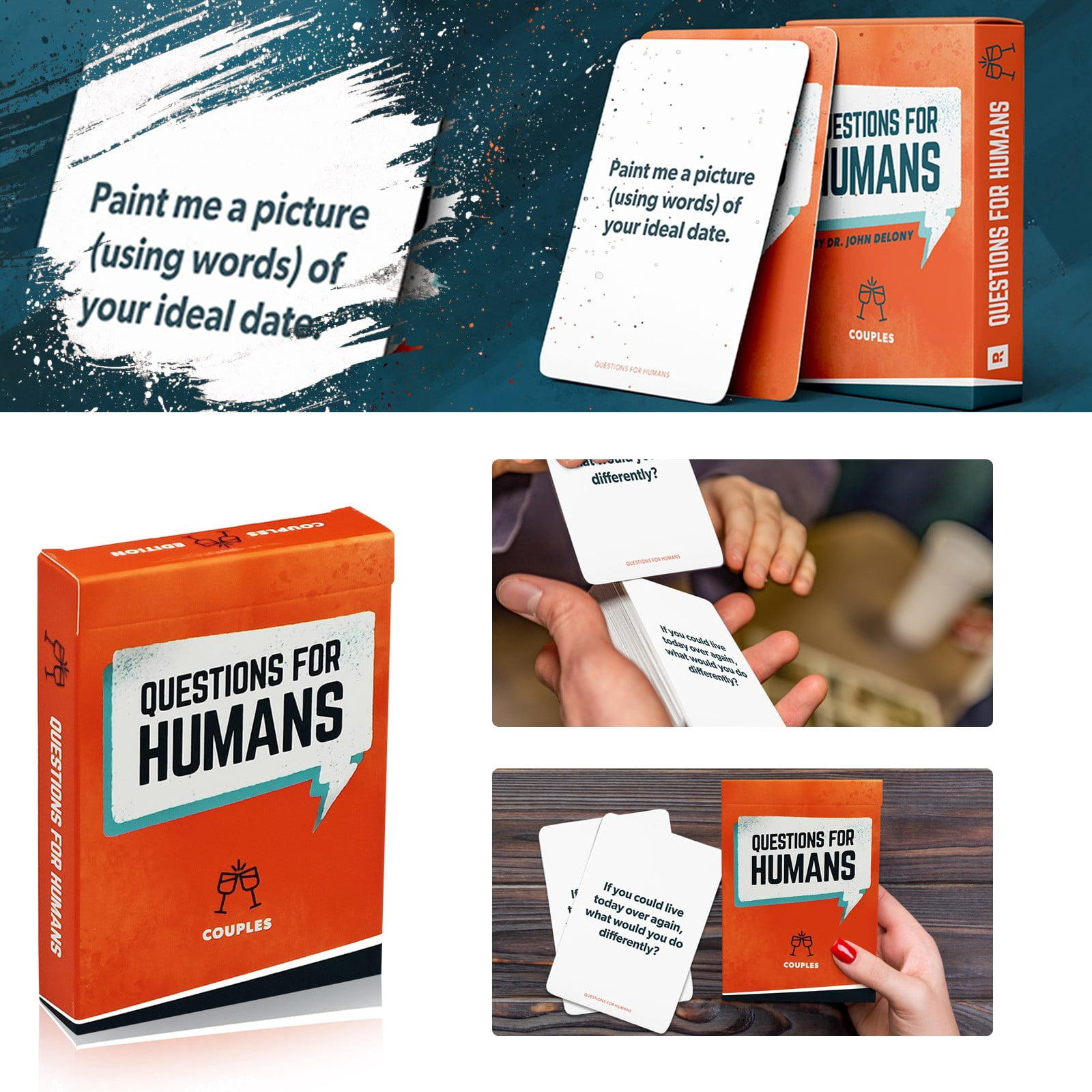Question For Human: Couples Card Game – Enhance Understanding & Empathy ...