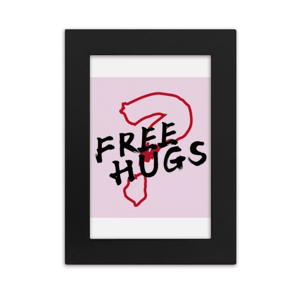 Question Hug Request Socializing Desktop Photo Frame Picture Display ...