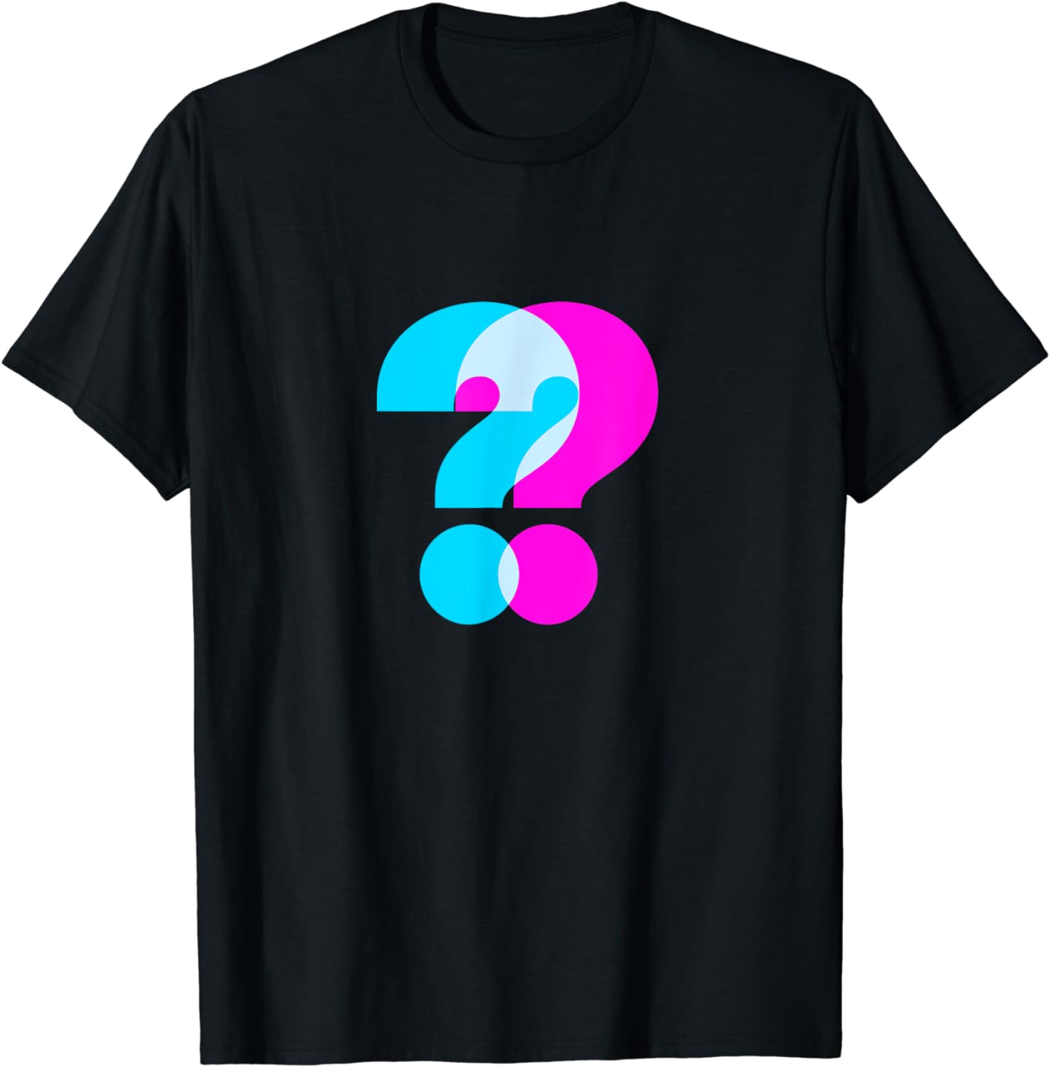 Question Mark ? / Cool, Trippy & Puzzling Grammar Design T-Shirt ...