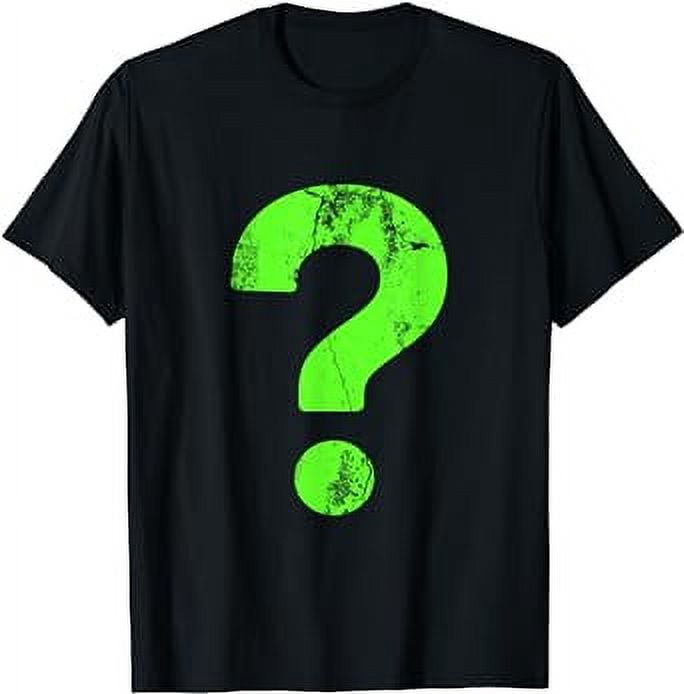 Question Mark Riddle Green T-Shirt - Walmart.com