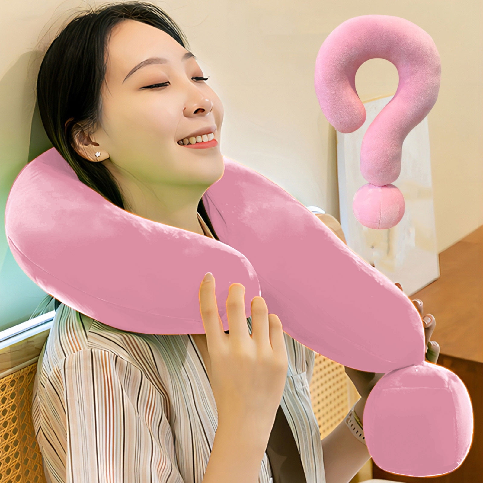 Question Mark Shape Pillow Question Mark Pillows Toy Office Nap Pillows Matched Provides Support ...