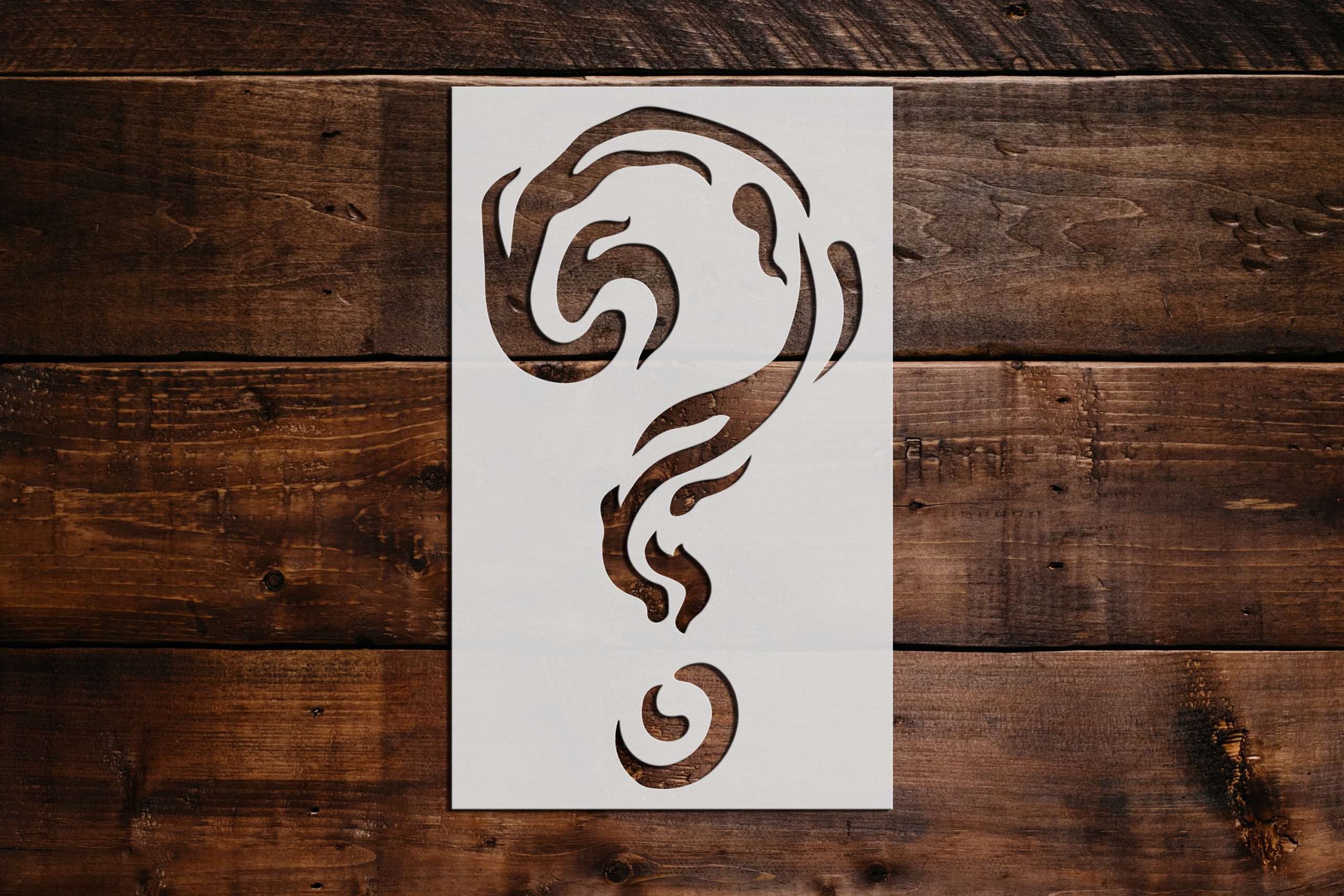 Question Mark Stencil - Art and Wall Stencil (8.5"x11") - Walmart.com