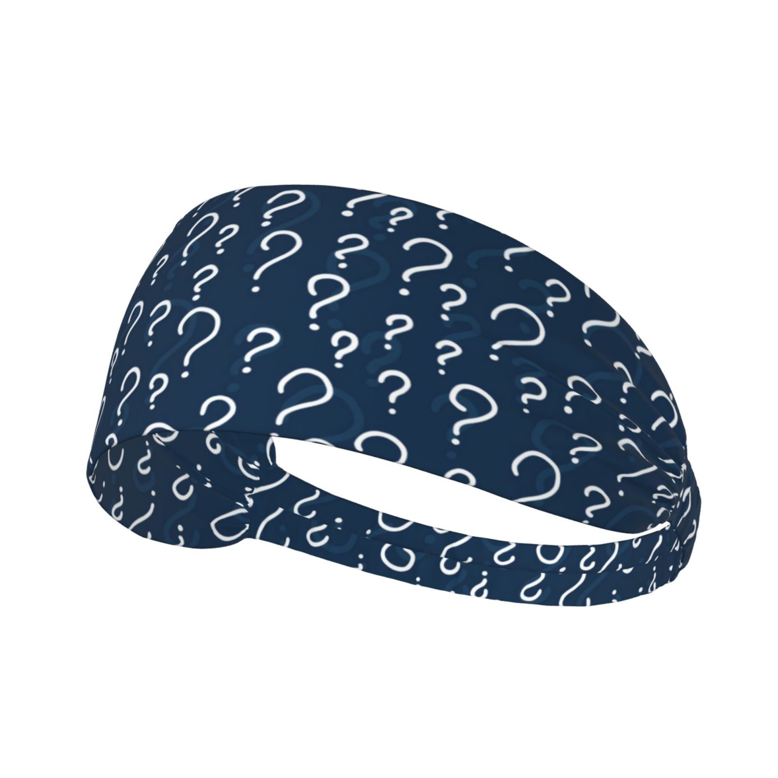 Question Marks Headbands for Women/Men, Elastic Soft Sweat Band Sports ...