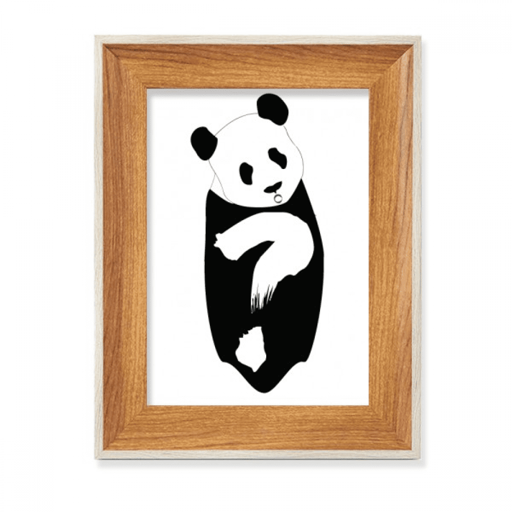 Question Panda Body Animals Desktop Wooden Photo Frame Display Picture ...
