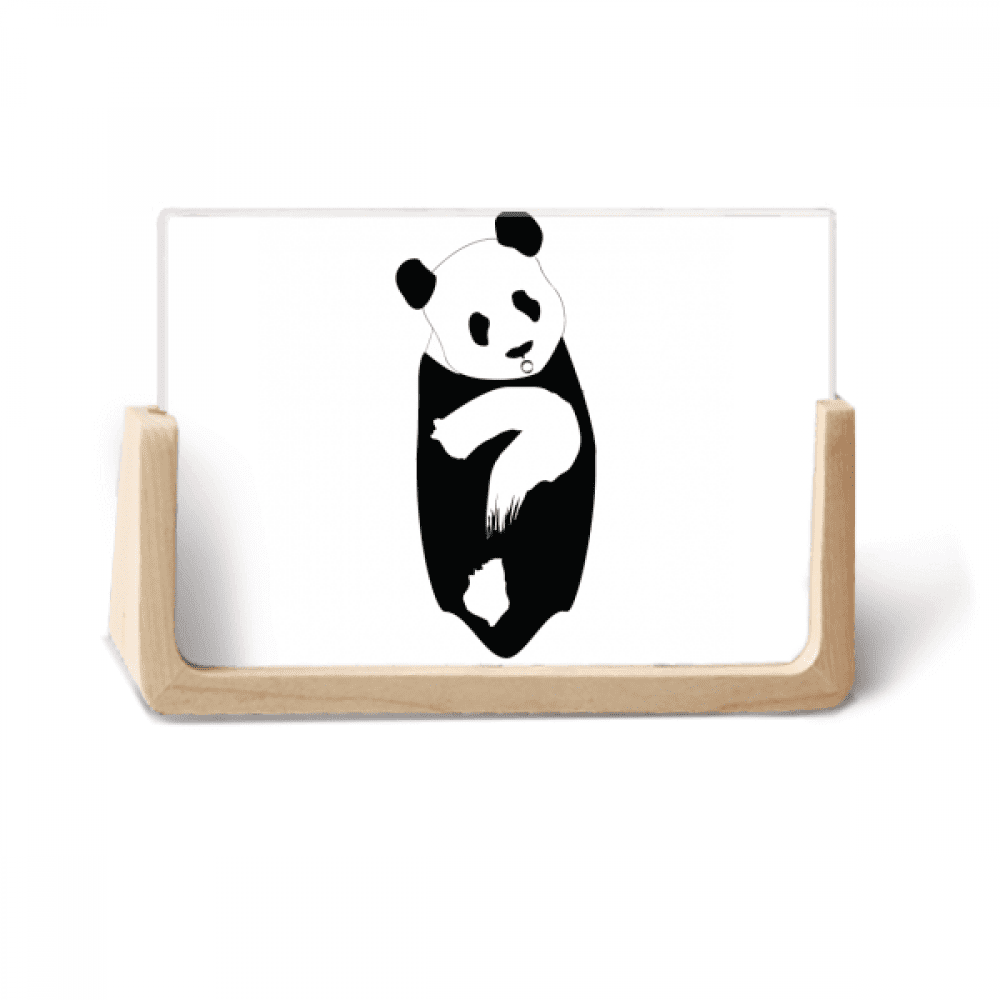 Question Panda Body Animals Photo Wooden Photo Frame Tabletop Display ...