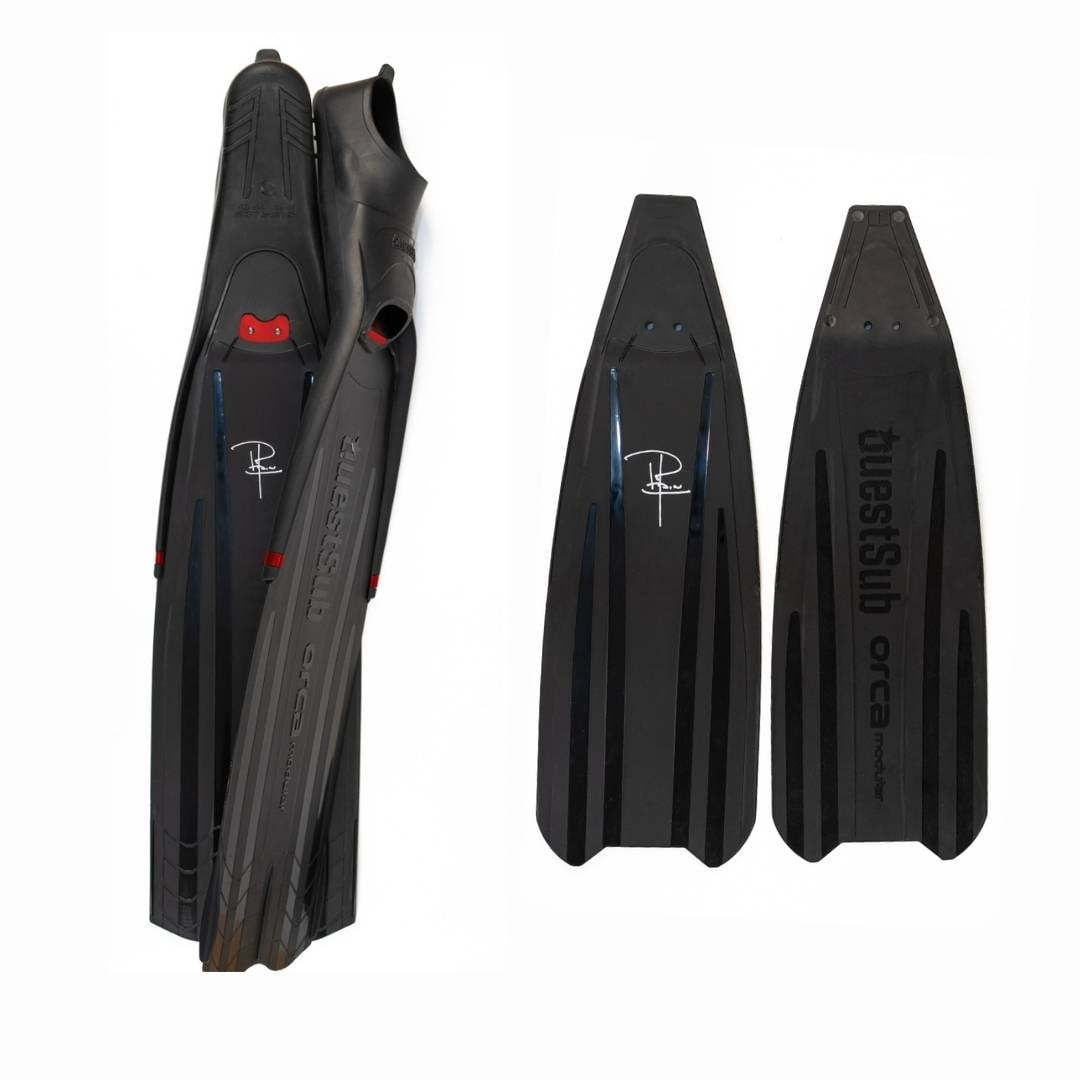 Questsub Orca Freediving and Spearfishing fins EU39/40 USA06/07.5 Long ...