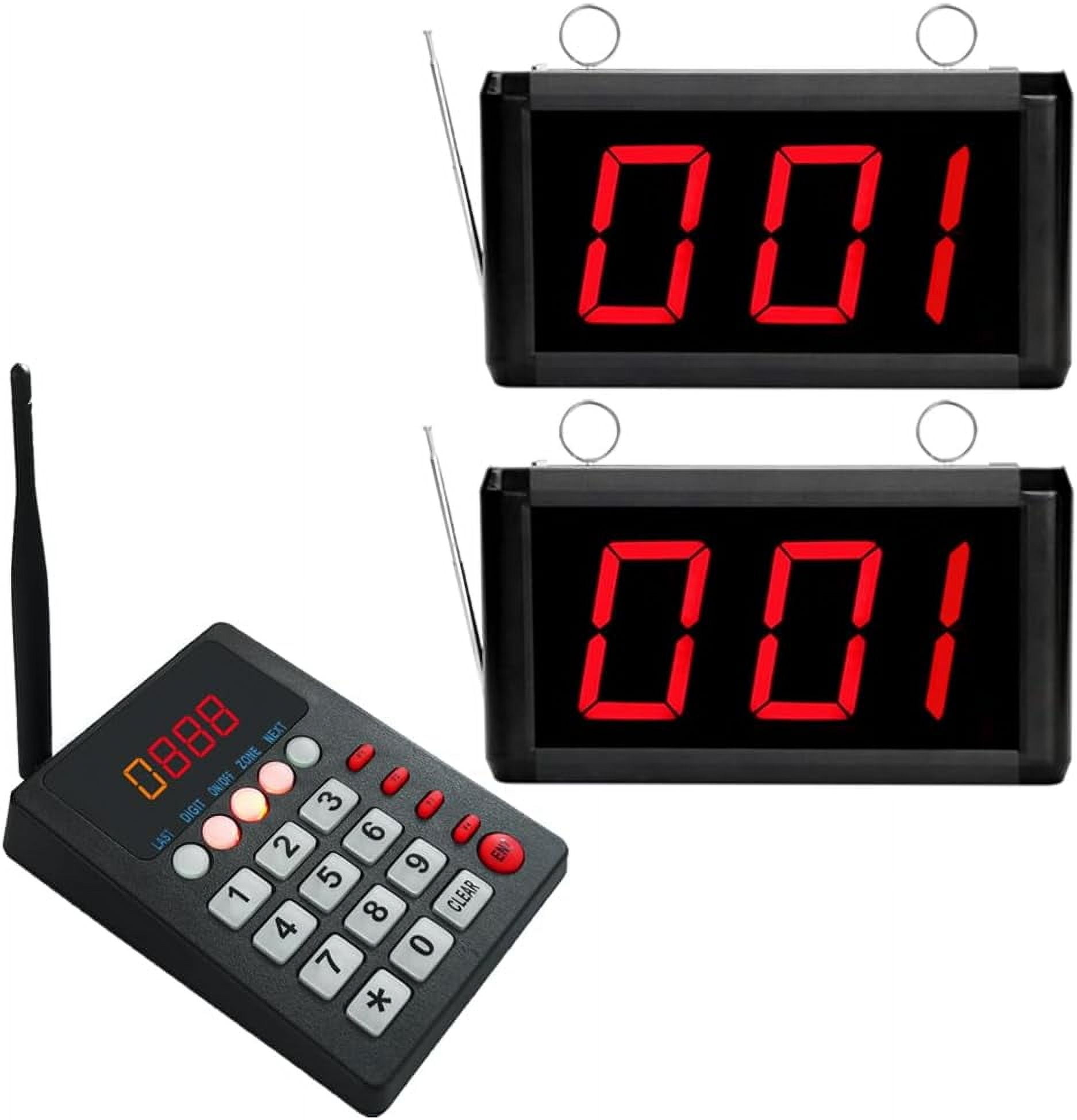 Queue Calling System Pager - Take A Number System Waiting Number System ...