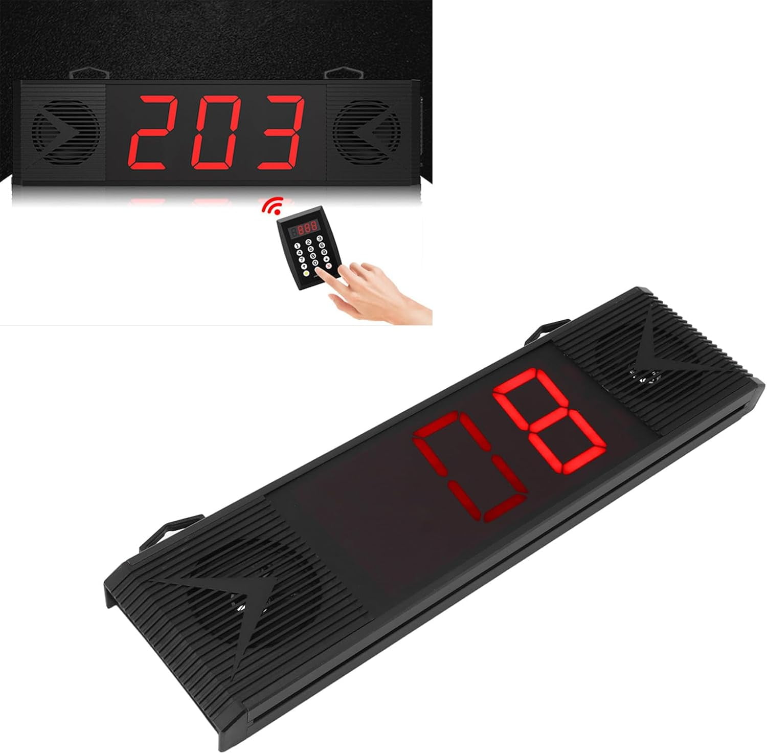 Queue Calling System with Speaker, Screen Display, and Easy Operation, Take A Number System for ...