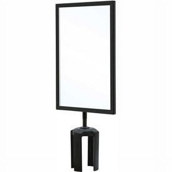 Queueway Acyrlic Sign Frame 7""Wx11""H Black - Walmart.com