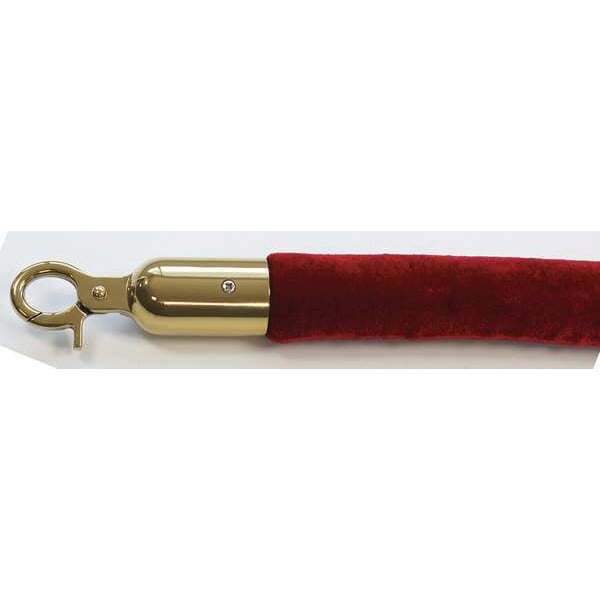 Queueway Barrier Rope, Velour, 6 ft L QWAYROPE-21-6-2P - Walmart.com
