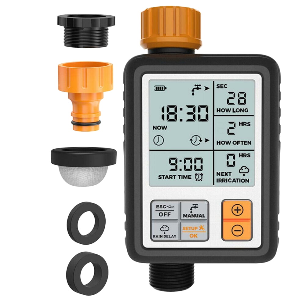 Qugx 1 Set of Garden Irrigation System DIY Smart Timing Plant Watering ...