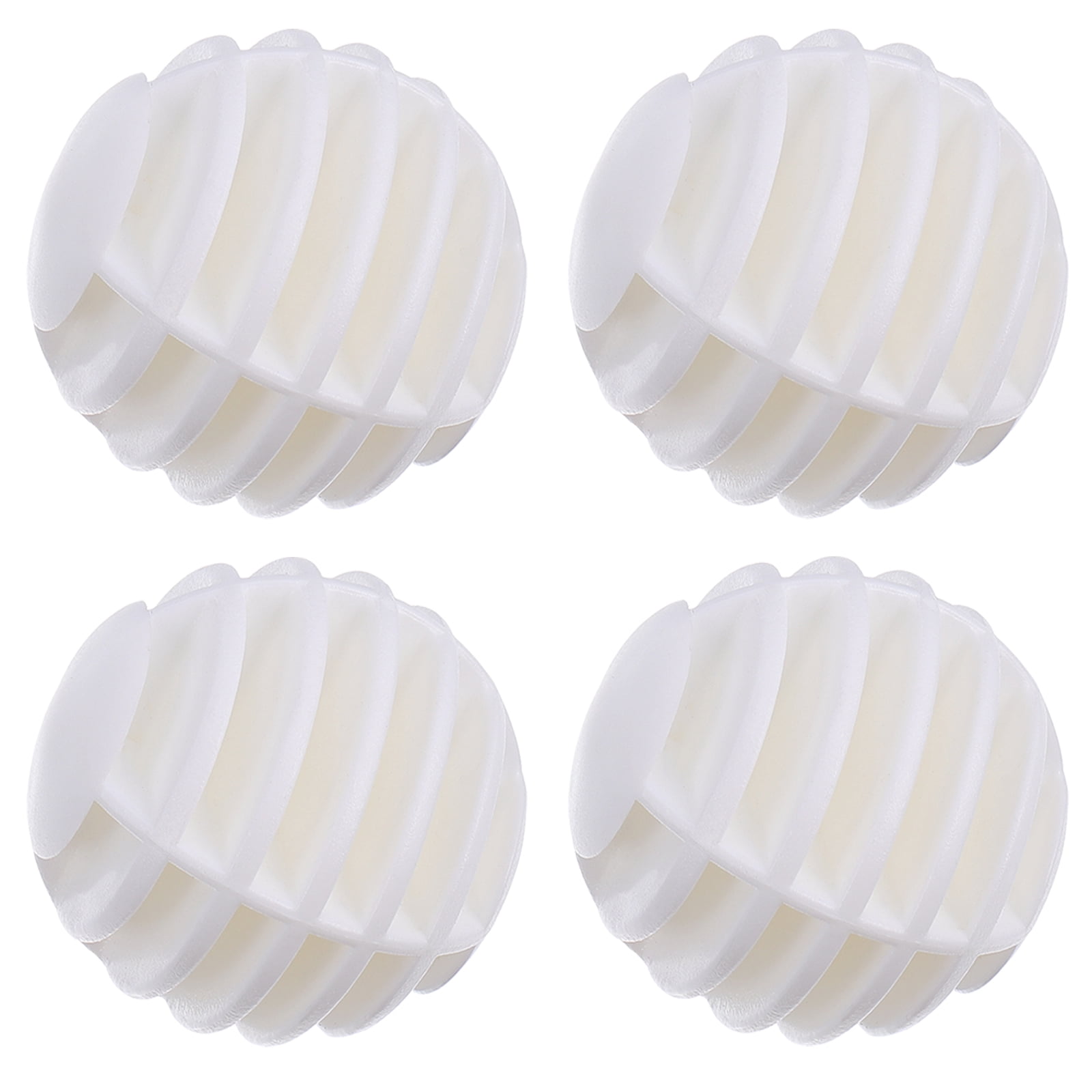 BESTONZON 10Pcs Indoor Balls Synthetic Rubber for Pet Playtime White ...