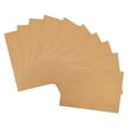 BESTONZON 10Pcs Khaki Kraft Paper Document Holder Bifold File Organizer ...