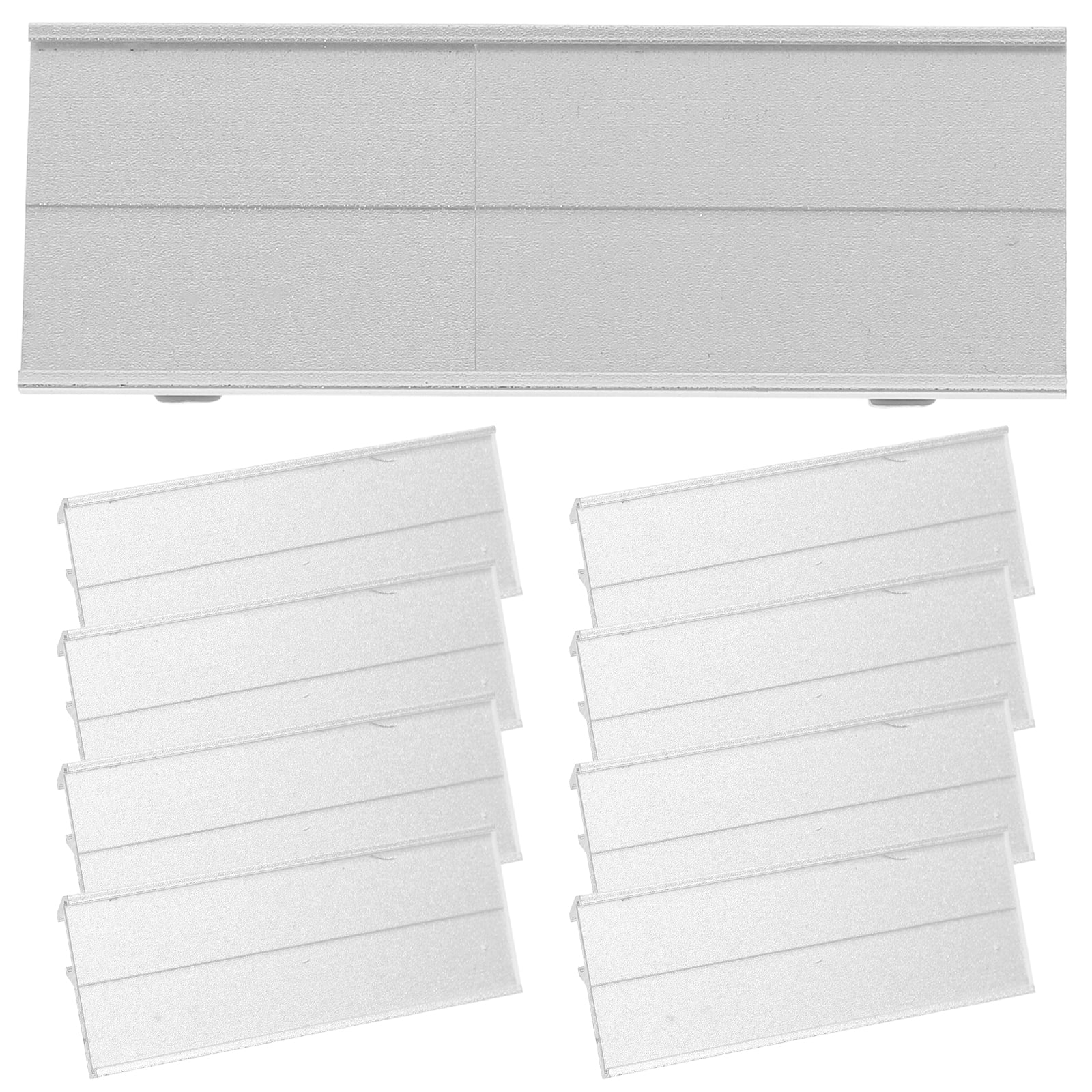 BESTONZON Name Tags Rectangle 10Pcs 2.75X0.98X0.20in - Walmart.com