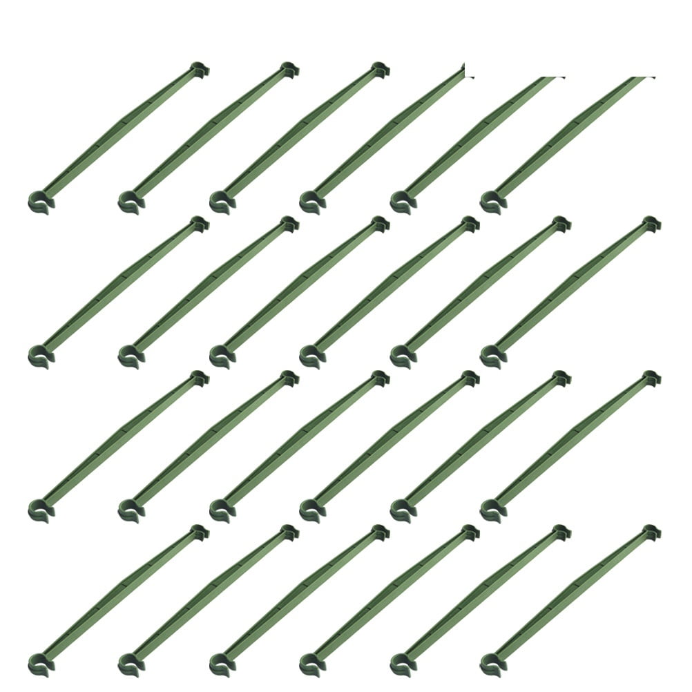 BESTONZON Gardening Expandable Rods Plastic Green 24Pcs 12.77X0.59X0 ...