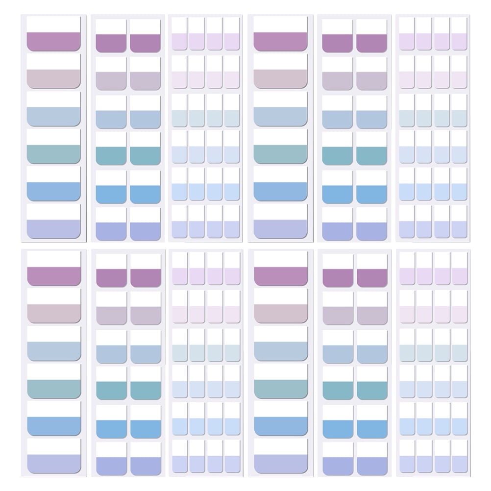 BESTONZON Multi Color Book Tabs for Annotation with Self Adhesive Page ...