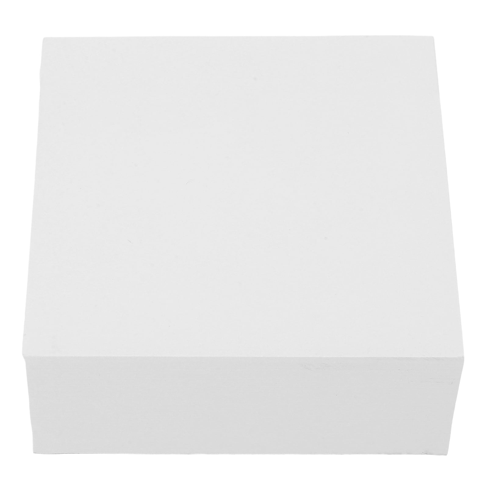 Qugx 400pcs Non Sticky Blank Notes Cube White Note Paper Memo Pad Cubes ...