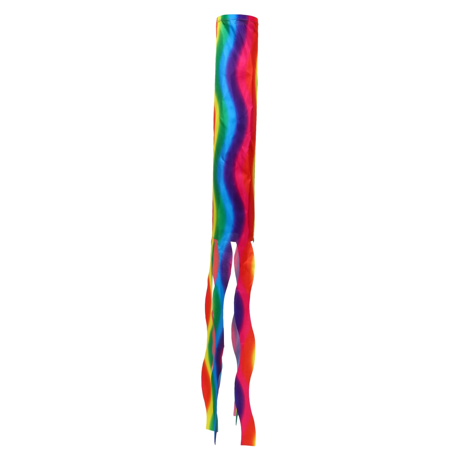 Qugx Decorative Windsock Flag Rainbow Stripe Garden Hanging Wind ...