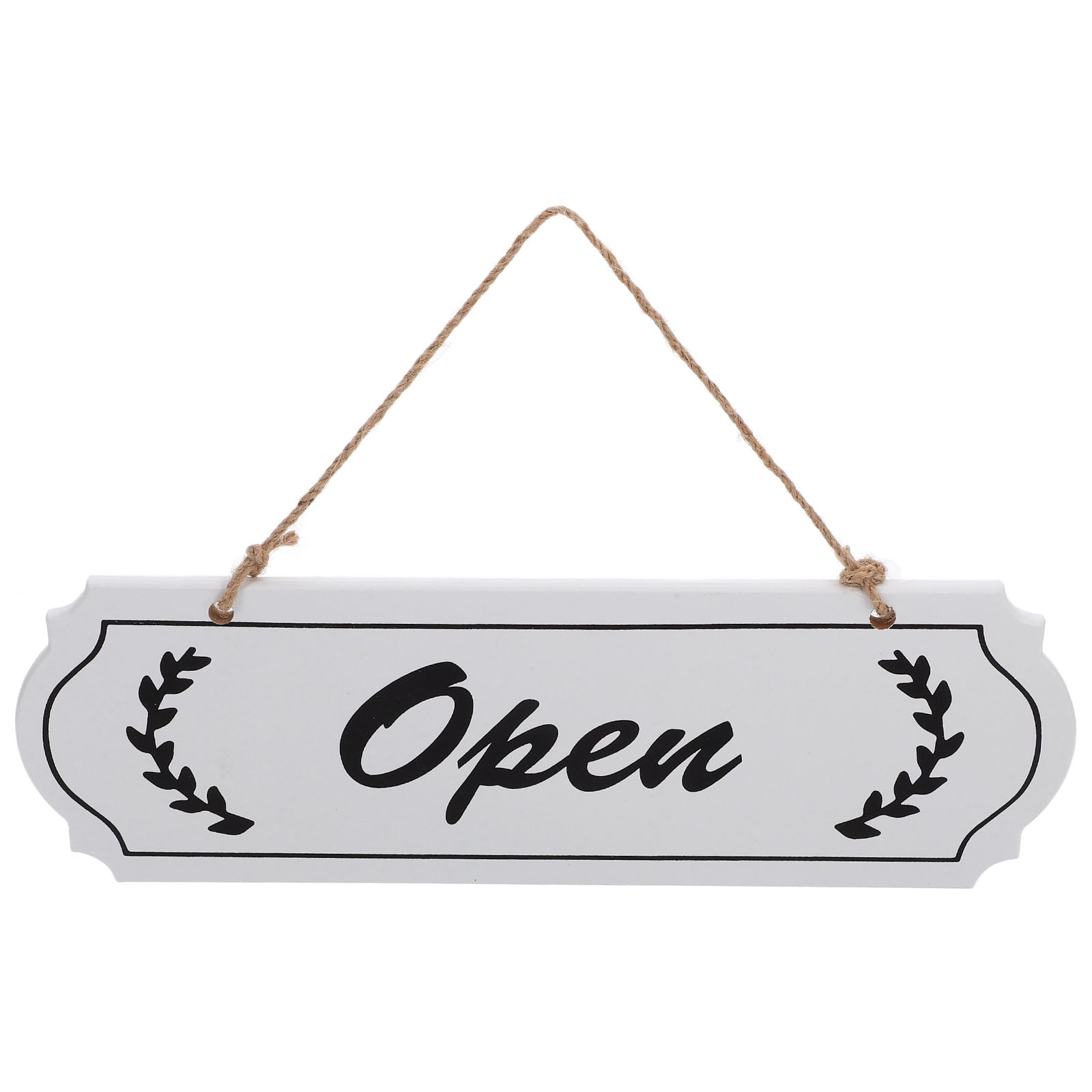 Qugx Open Closed Sign for Business Shops Doors Functional Wooden ...
