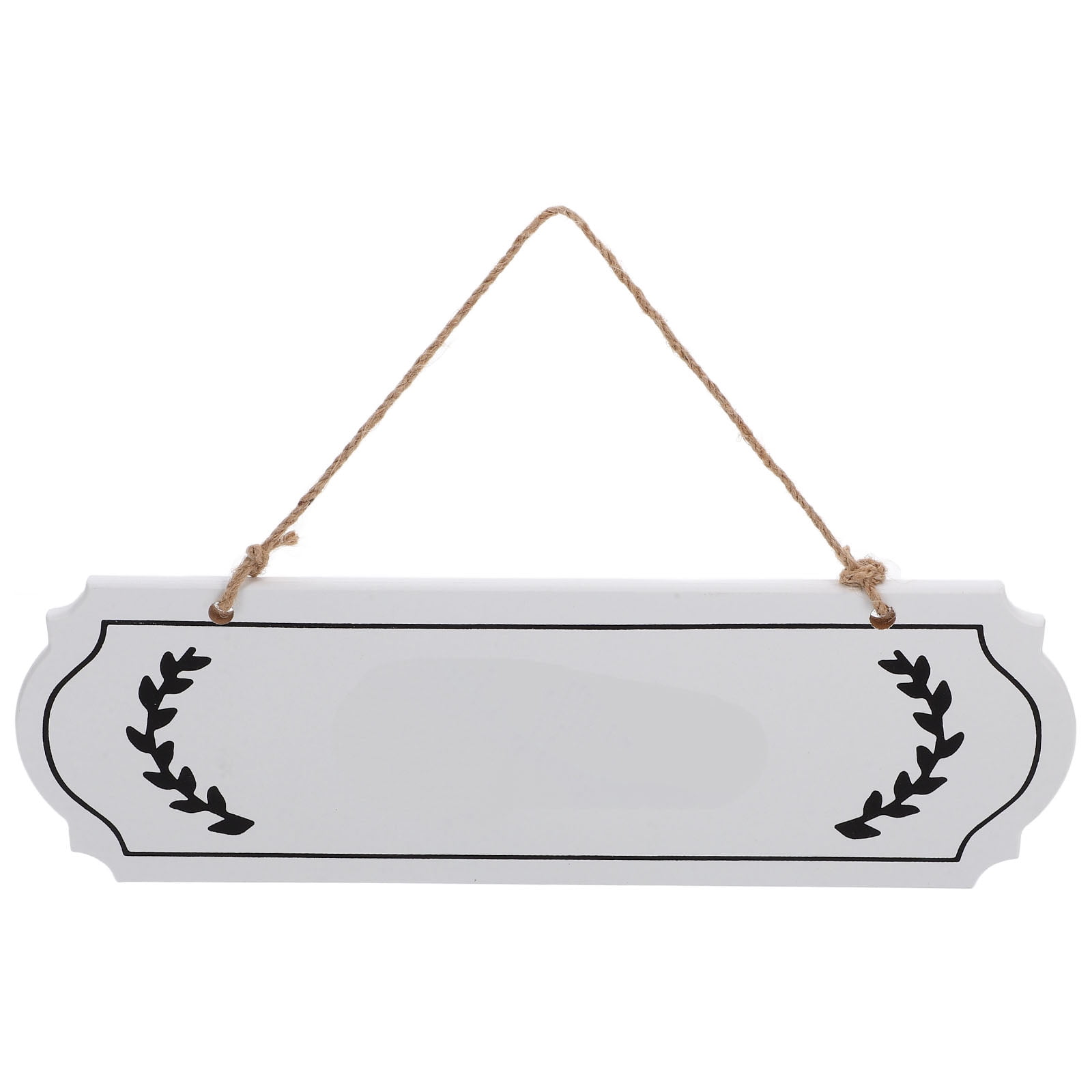 BESTONZON Wooden Signboard Wooden Sign White Hanging Sign Home ...