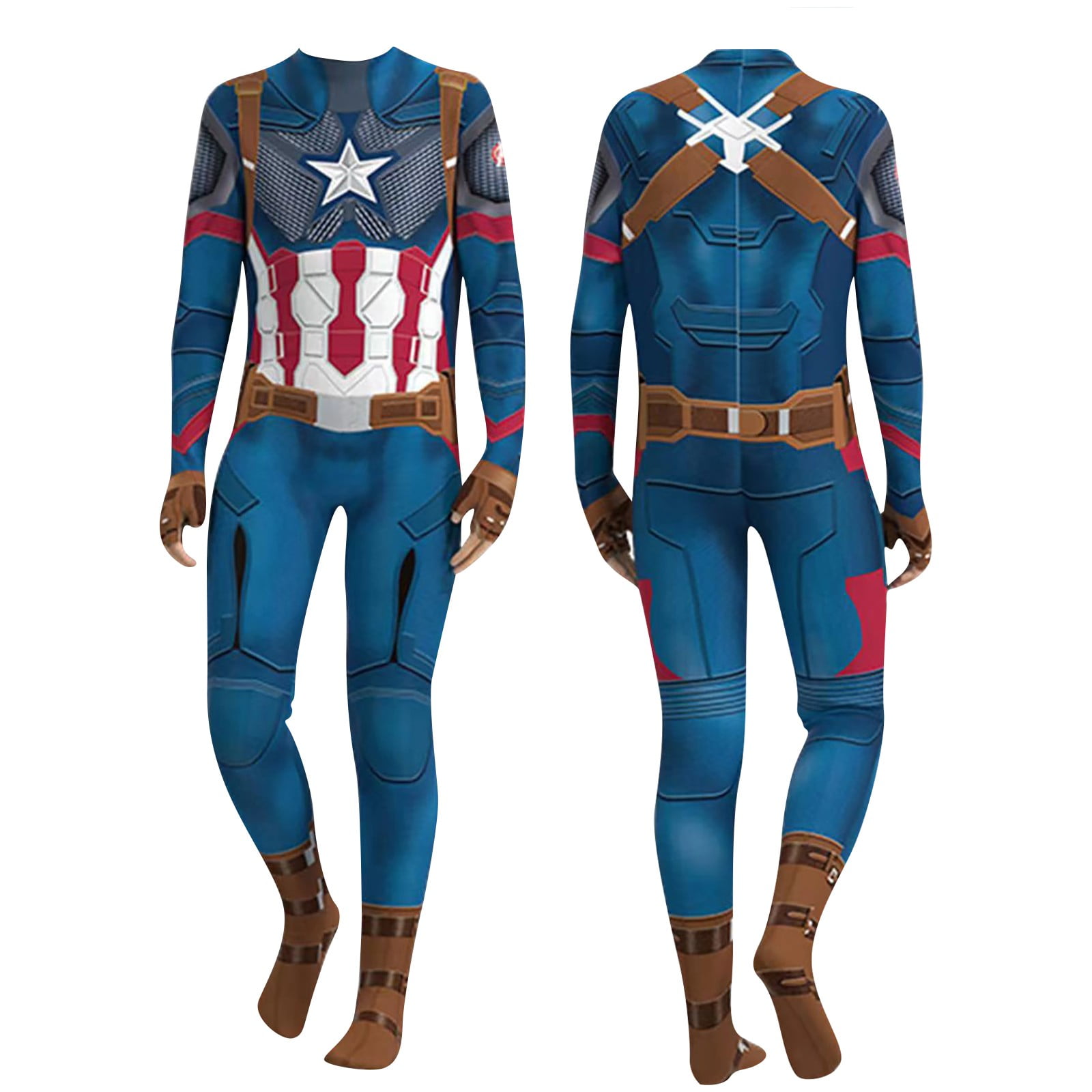 Quibby 3D Superhero Costume 3D Superhero Jumpsuit Halloween Costumes ...
