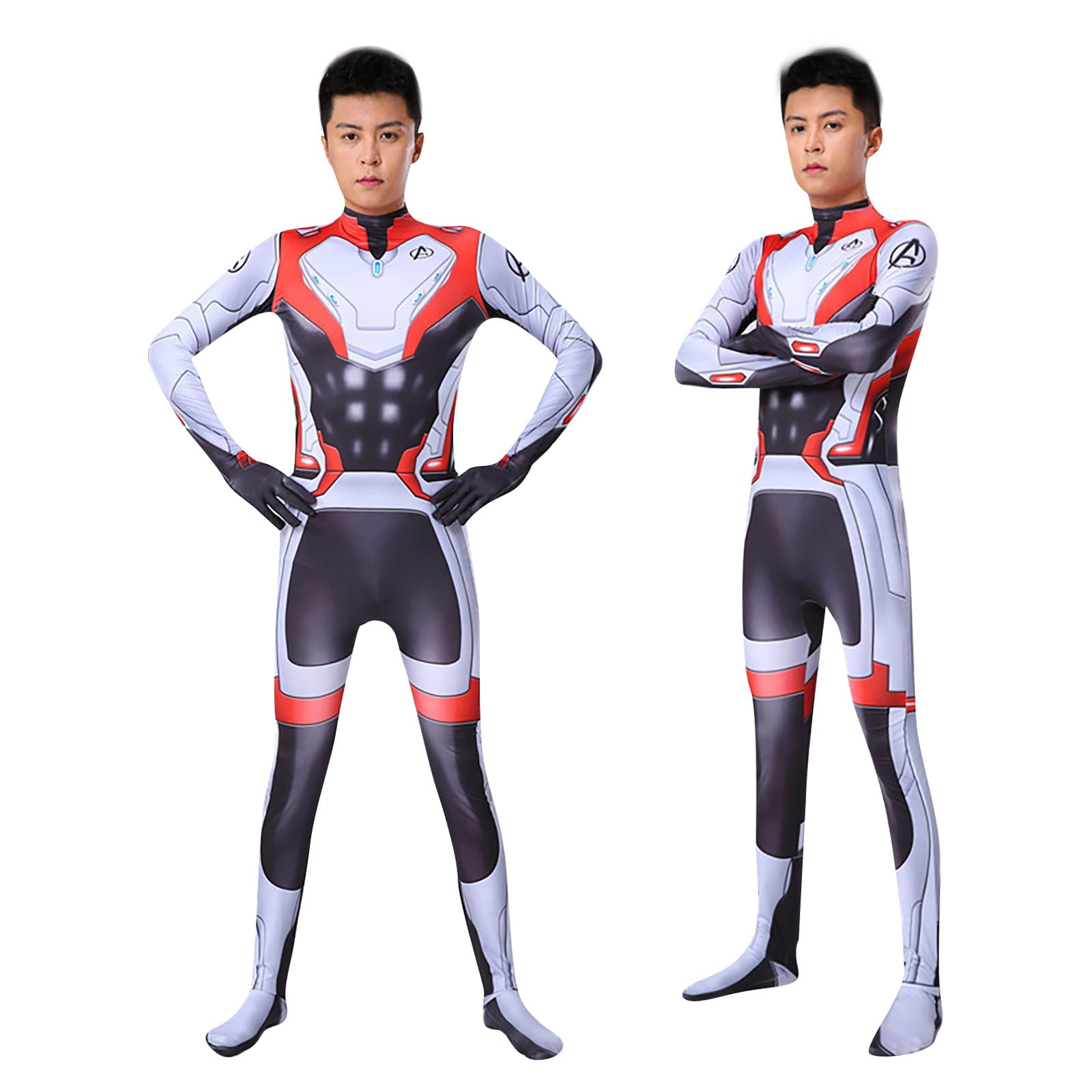 Quibby 3D Superhero Costume 3D Superhero Jumpsuit Halloween Costumes ...