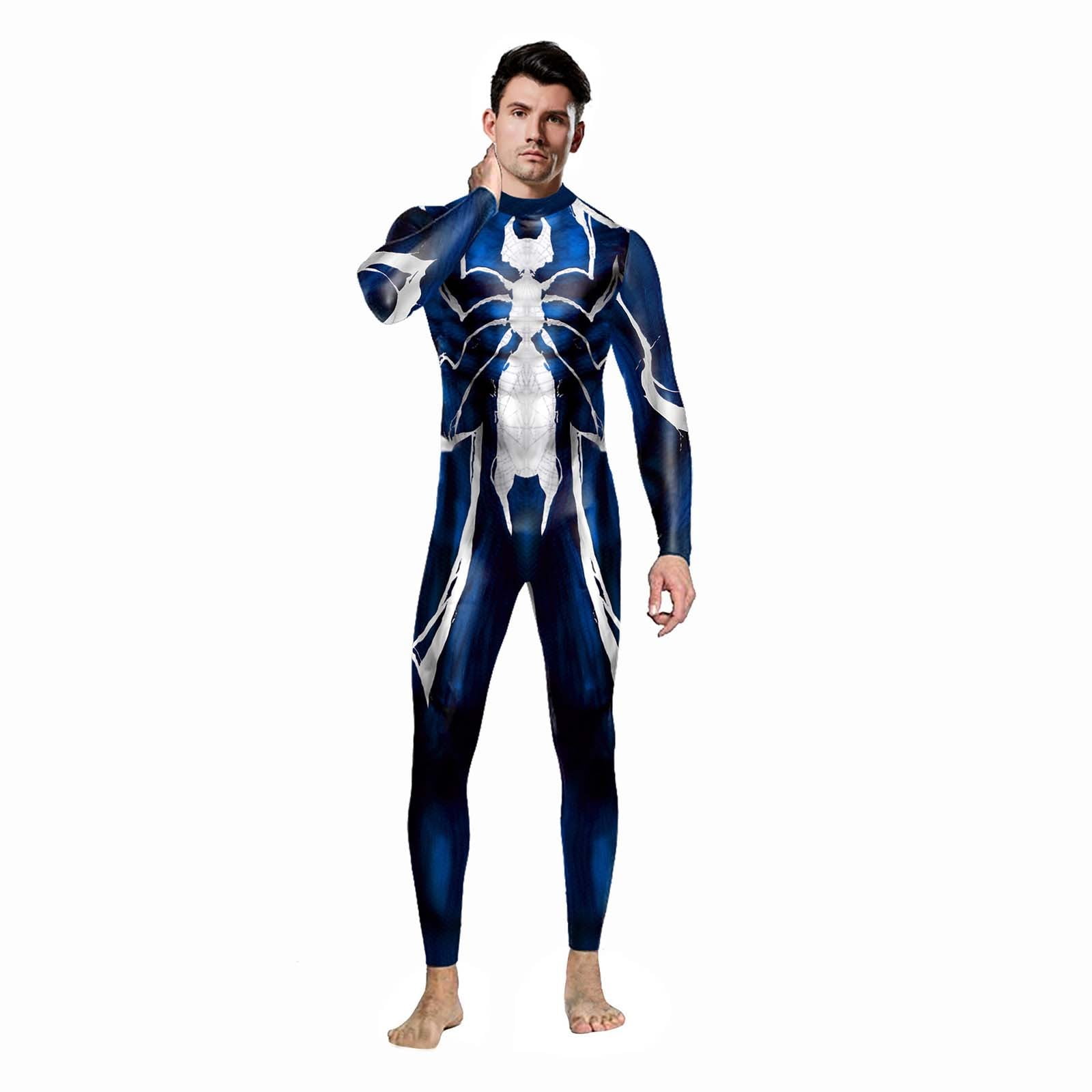 Quibby 3D Superhero Costume 3D Superhero Jumpsuit Halloween Costumes ...