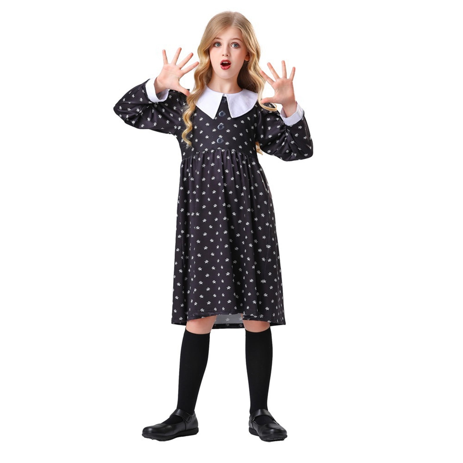 Quibby Addams Dress High Restoration Accuracy Wednesday Addams Costume ...